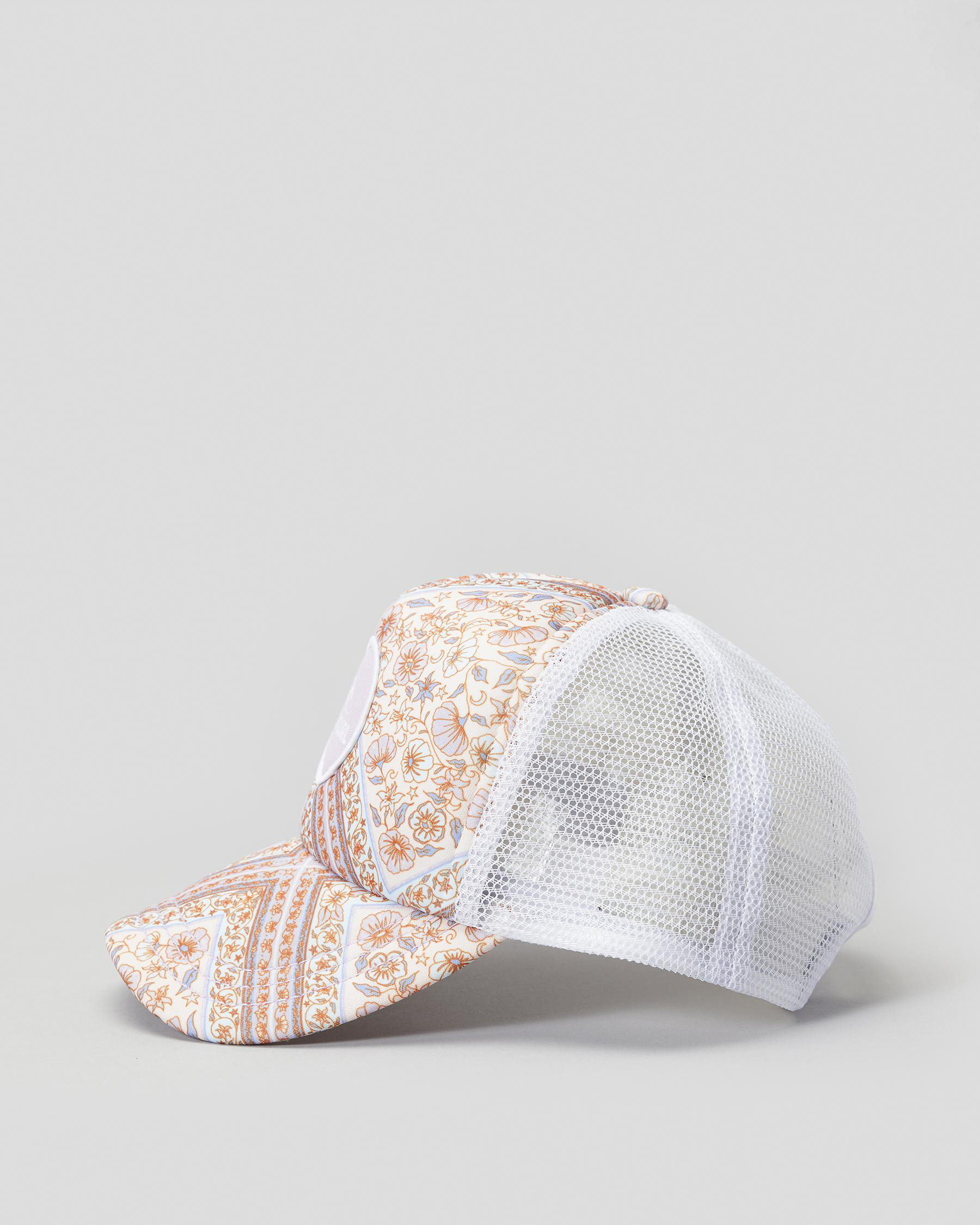 Shop Rip Curl Toddlers' Mixed Trucker Cap In Lilac - Fast Shipping ...