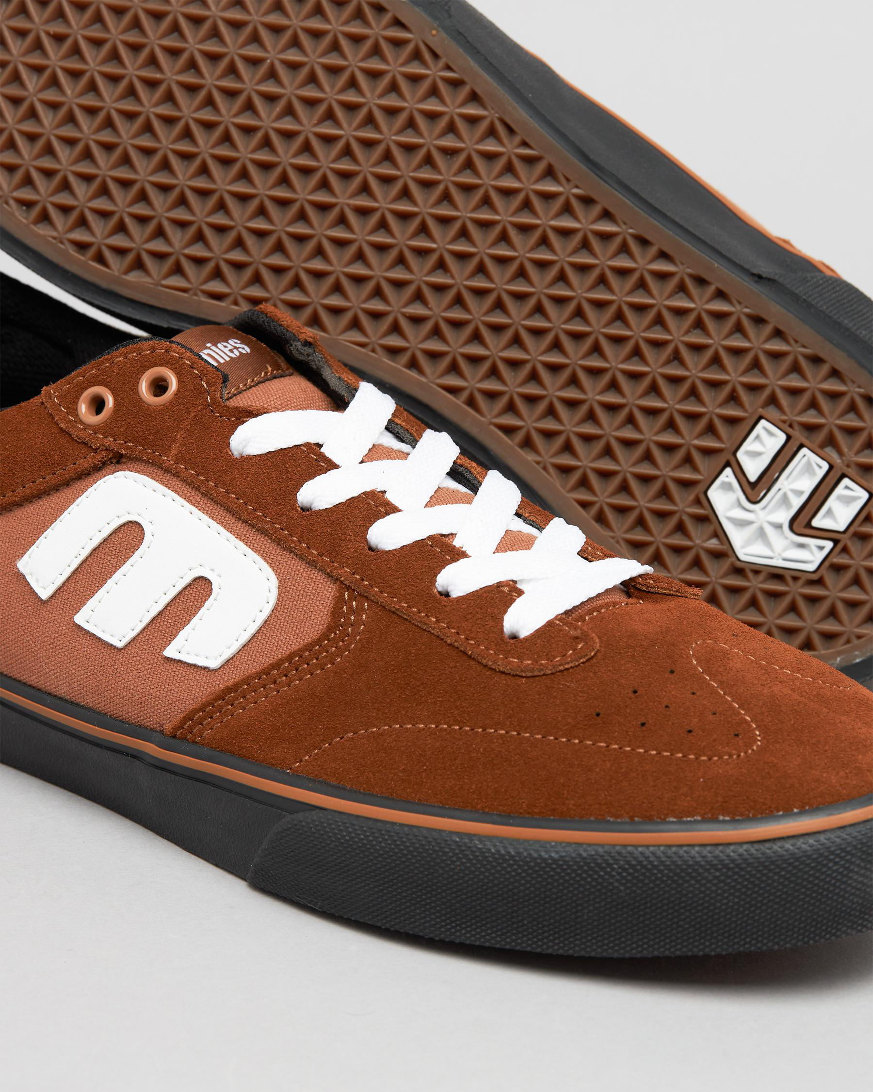 Shop Etnies Windrow Vulc Shoes In Brown/black/white - Fast Shipping ...