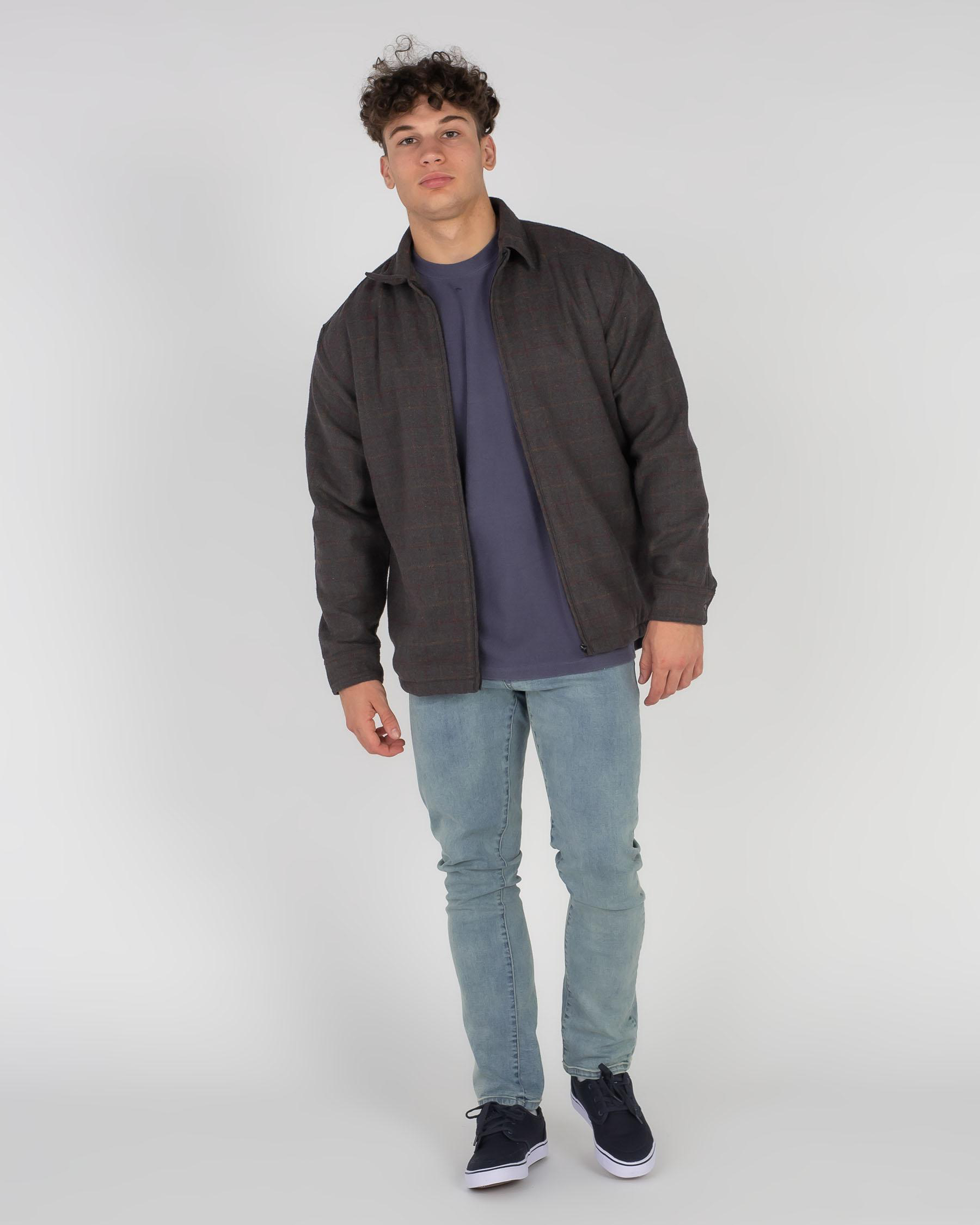 Shop Rusty Woodchuck Jacket In Coal - Fast Shipping & Easy Returns ...