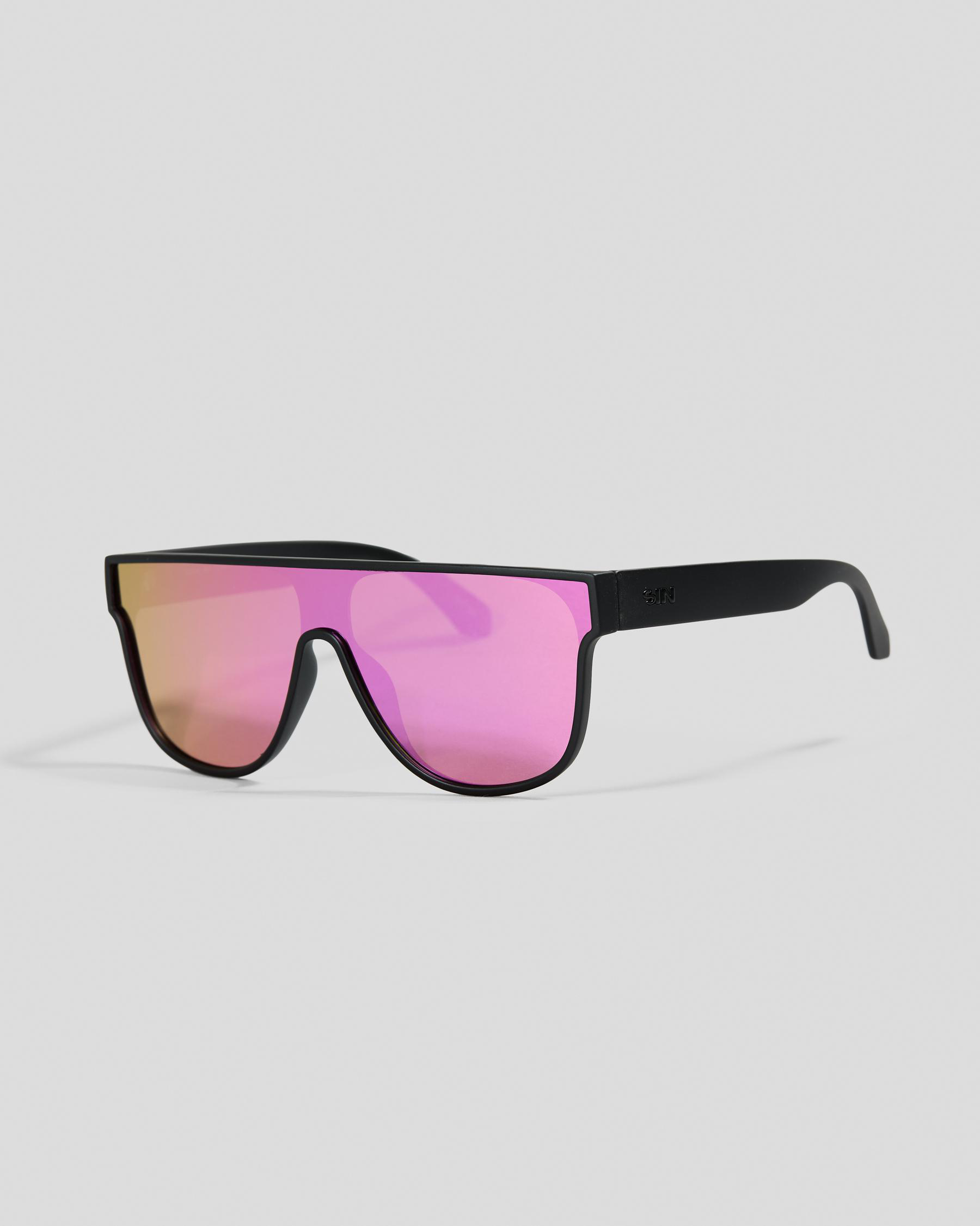 Shop Sin Eyewear Cannonball Sunglasses In Black/ Pink - Fast Shipping ...
