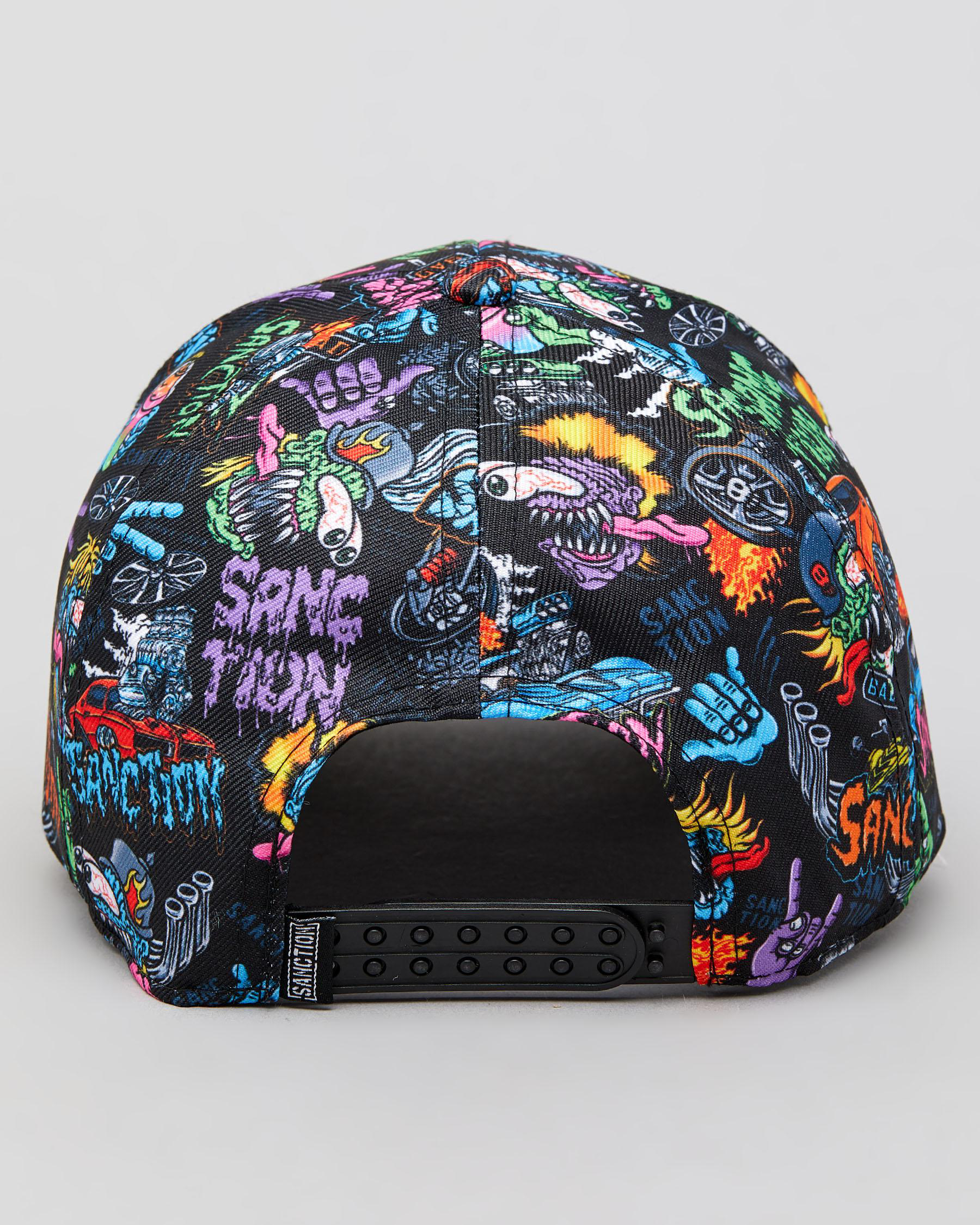 Sanction Boys' Monster Snapback Cap In Multi | City Beach Australia