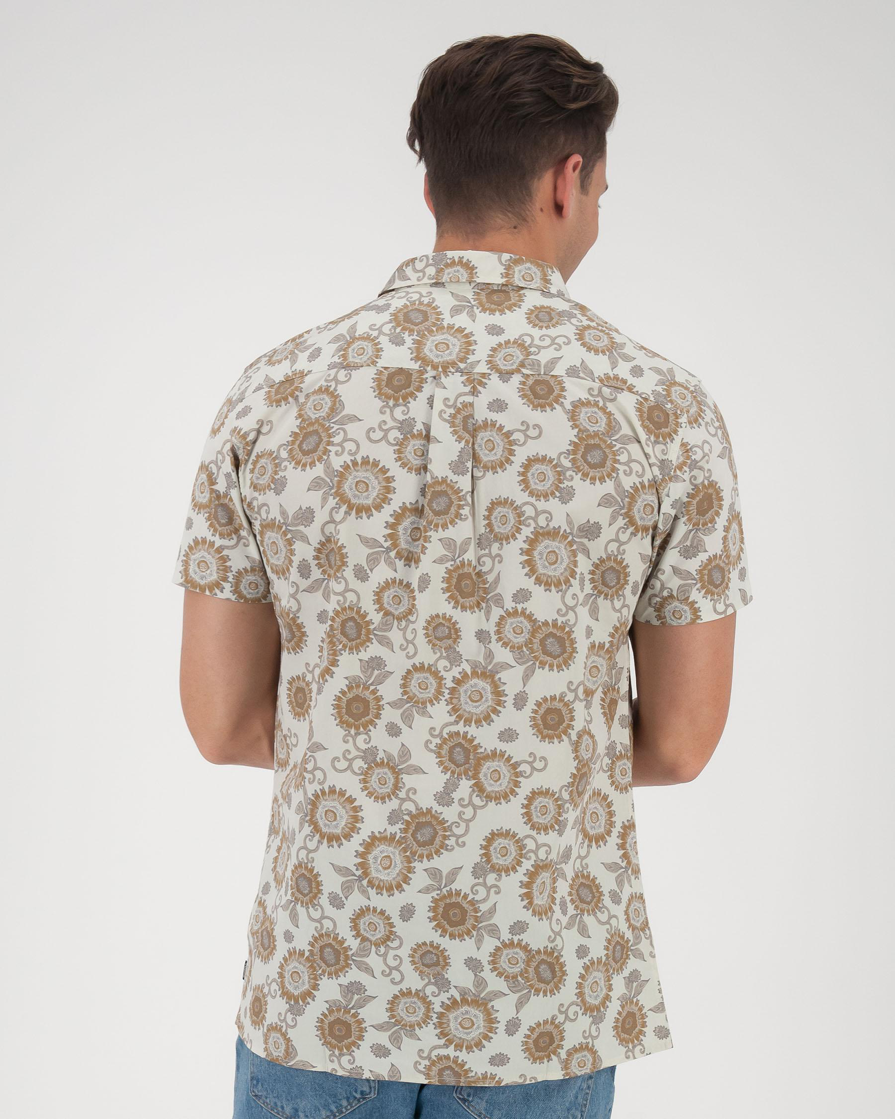 Shop O'Neill Sheldon Woven Shirt In Bone - Fast Shipping & Easy Returns ...