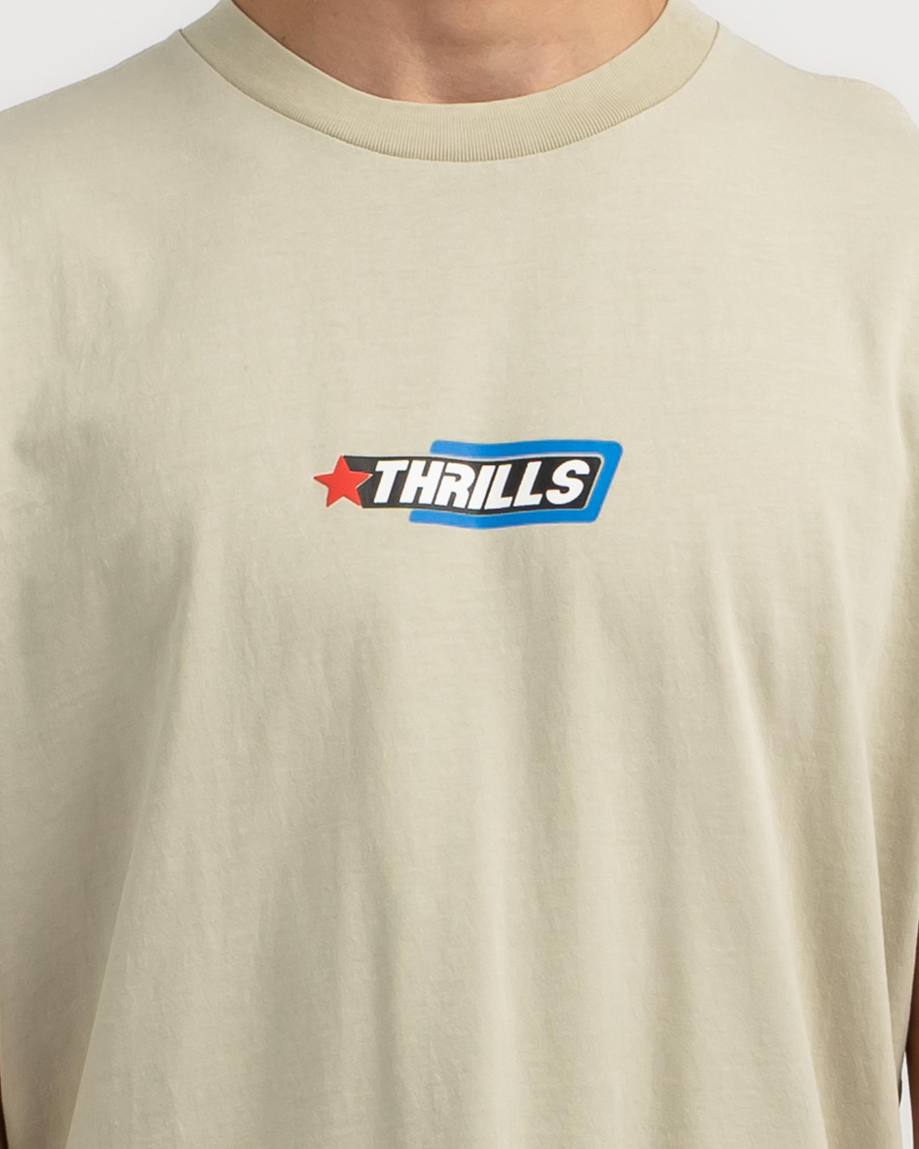 Shop Thrills Lockstar T-Shirt In Stone - Fast Shipping & Easy Returns ...
