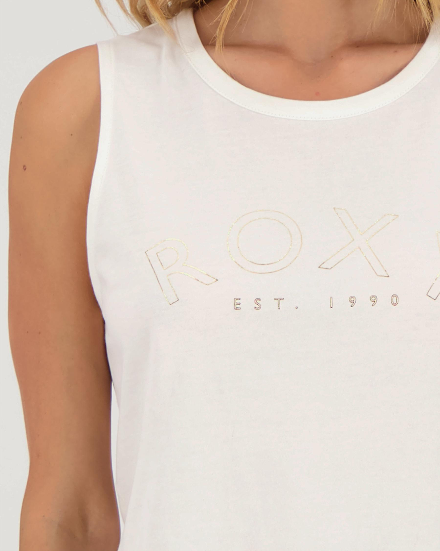 Shop Roxy Only True Love Tank Top In Snow White - Fast Shipping & Easy ...