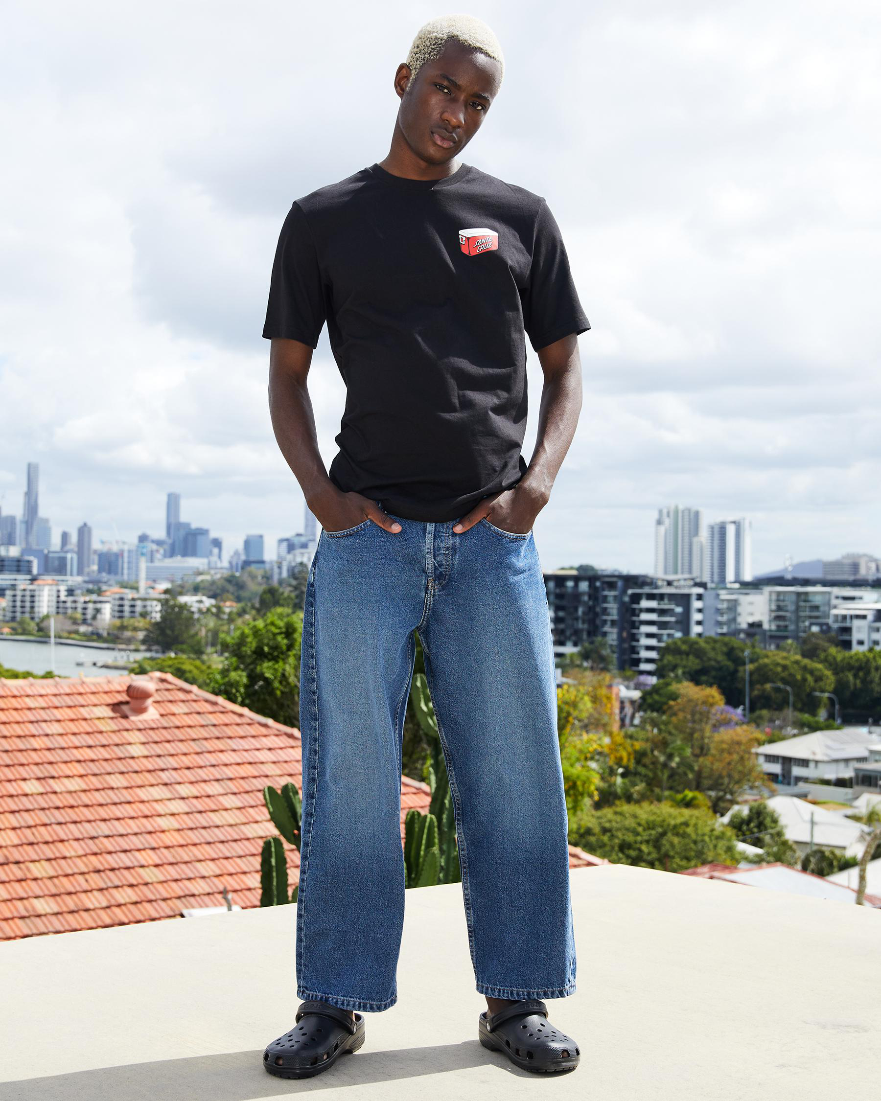 DC Shoes Worker Baggy Denim Jeans In Medium Indigo | City Beach Australia