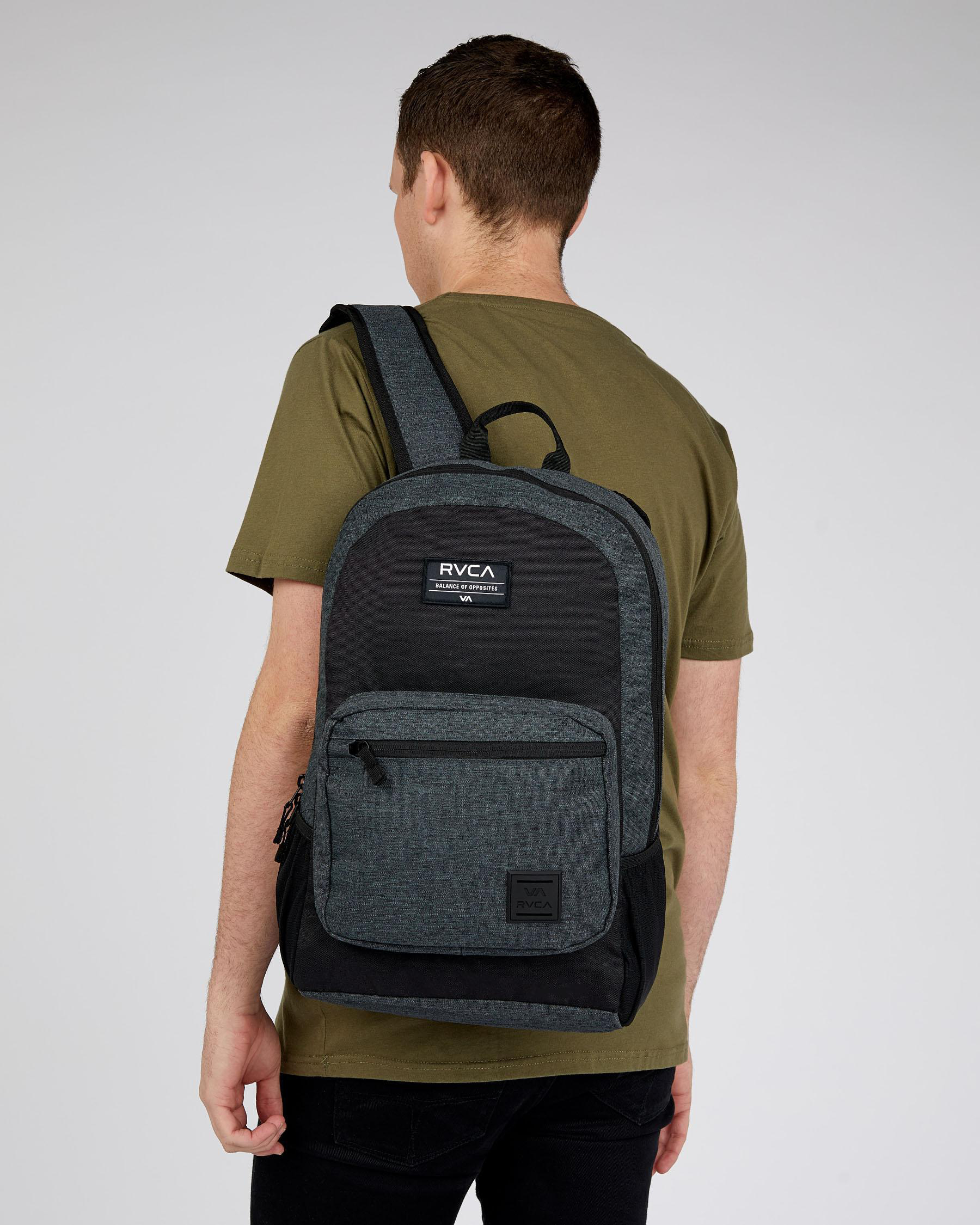 Shop RVCA Estate Backpack In Charcoal - Fast Shipping & Easy Returns ...