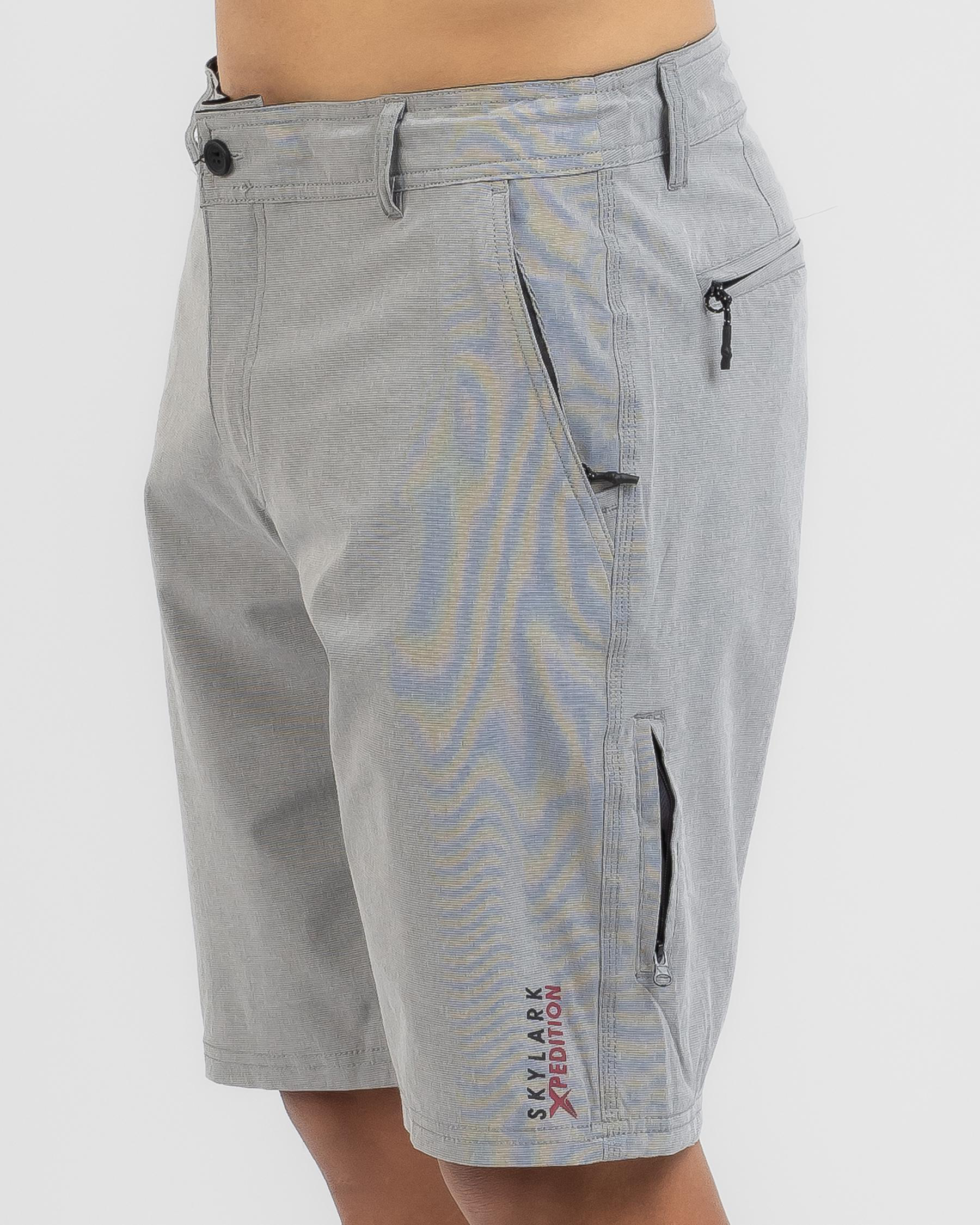 Shop Skylark Explorer Walk Shorts In Lt Grey - Fast Shipping & Easy ...