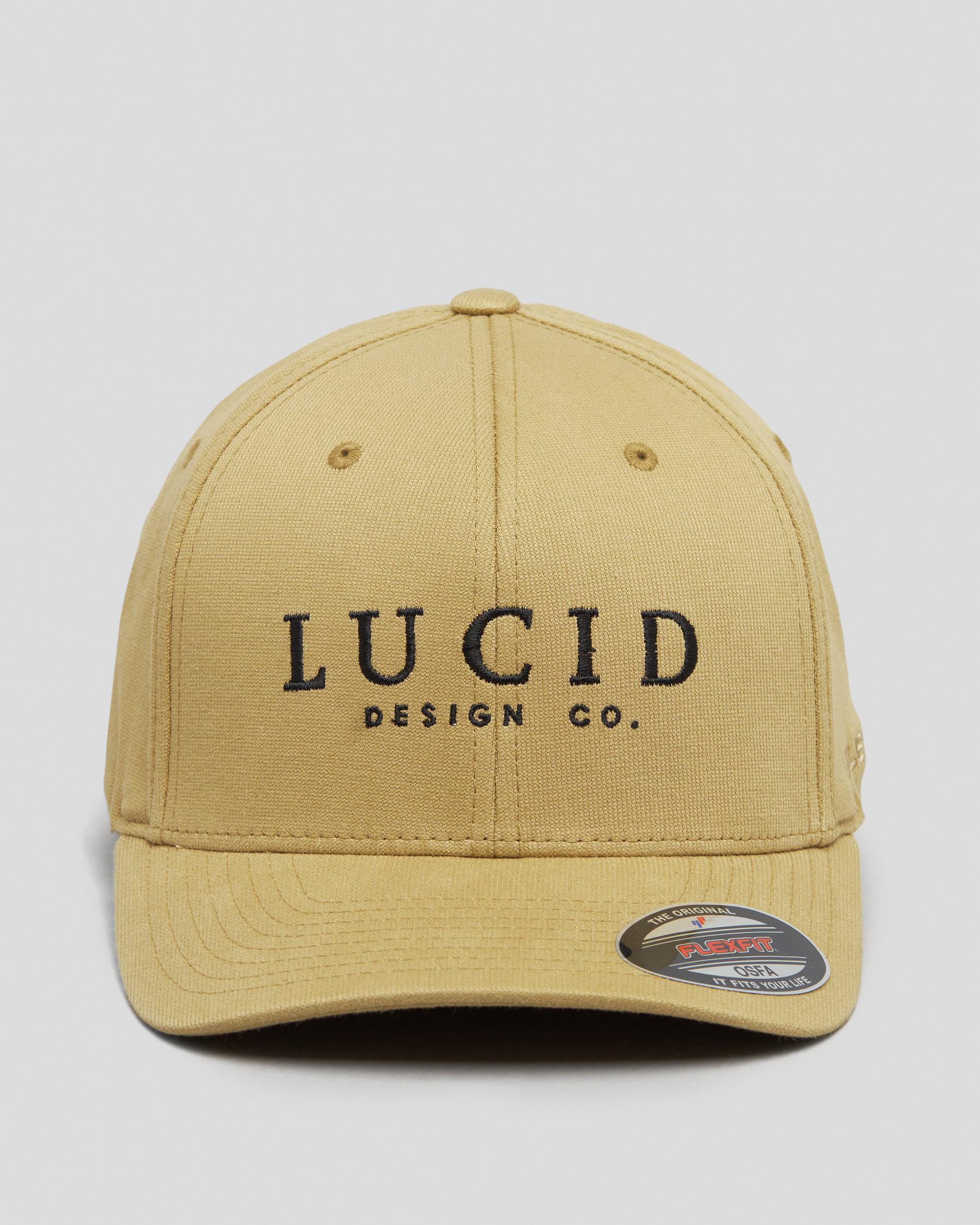 Shop Lucid Monarch Flexfit Cap In Khaki - Fast Shipping & Easy Returns ...
