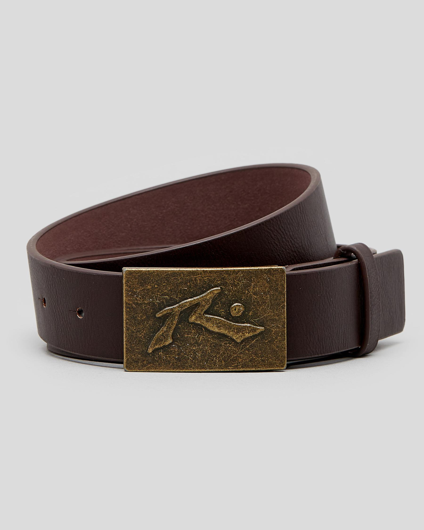 Shop Rusty Academy Belt In Chocolate - Fast Shipping & Easy Returns ...