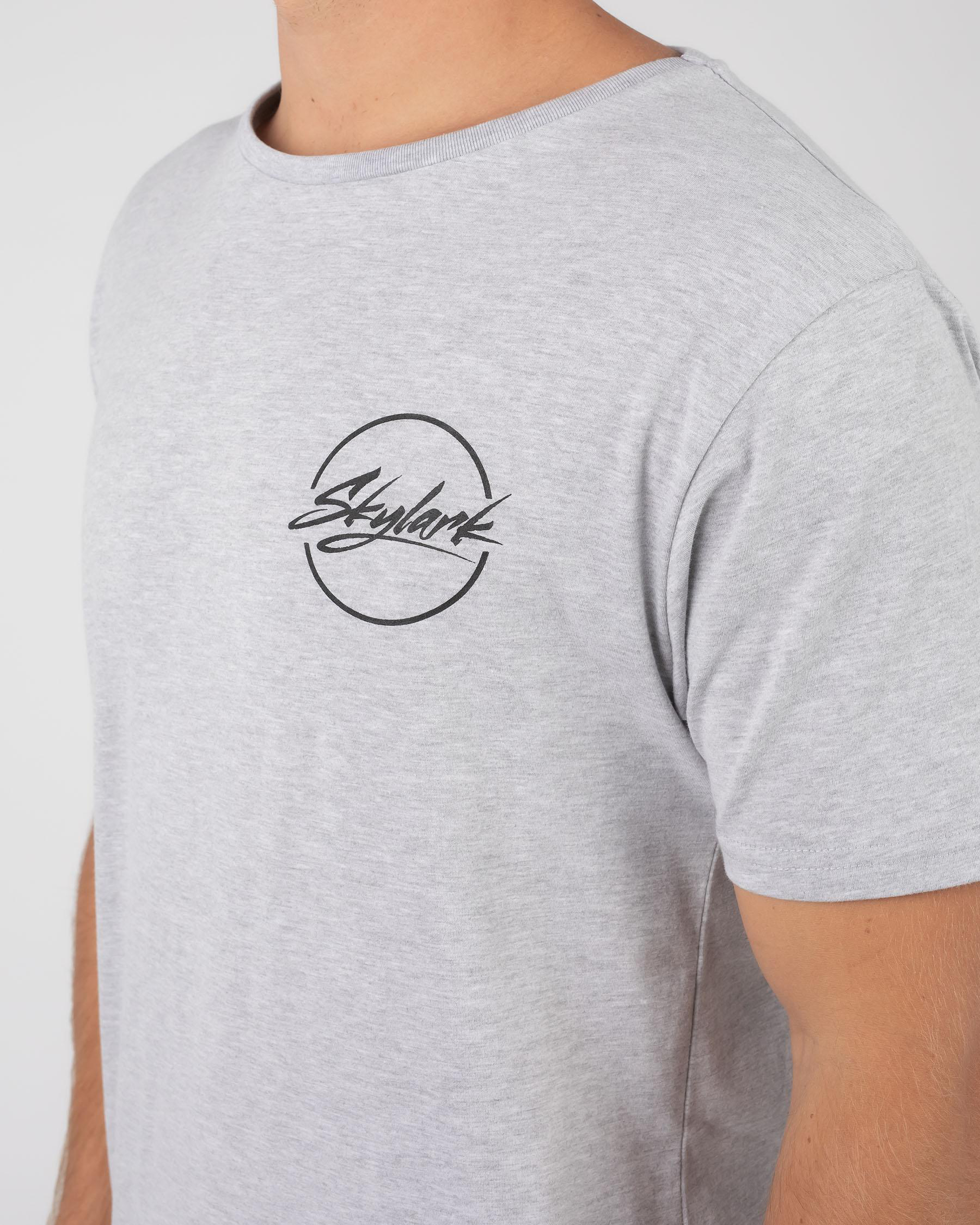 Shop Skylark Location T-Shirt In Light Grey Marle - Fast Shipping ...