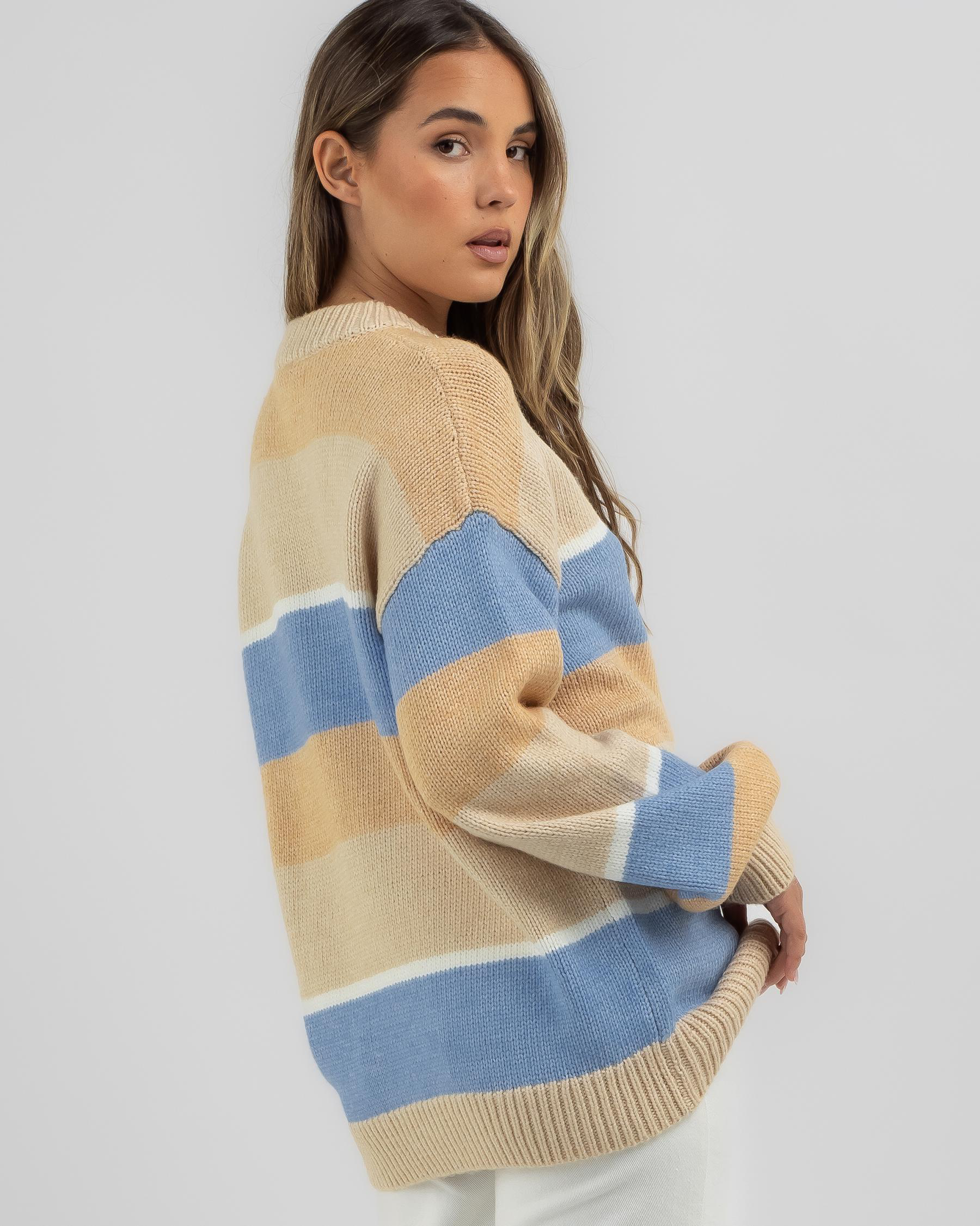 Shop Roxy Love Again Knit Jumper In Tapioca - Fast Shipping & Easy Returns - City Beach Australia