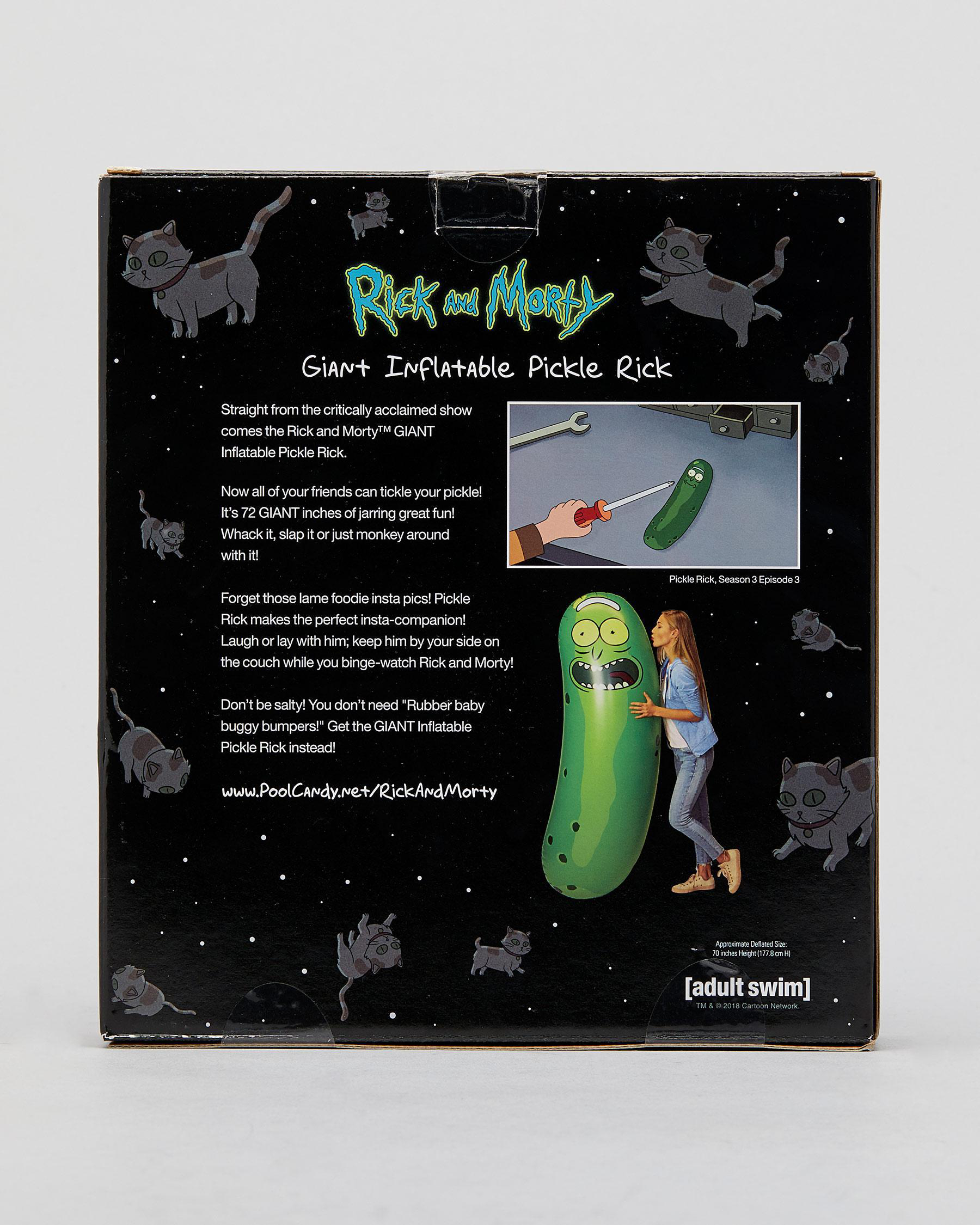 Shop William Valentine Collection Giant Pickle Rick Inflatable In Green ...