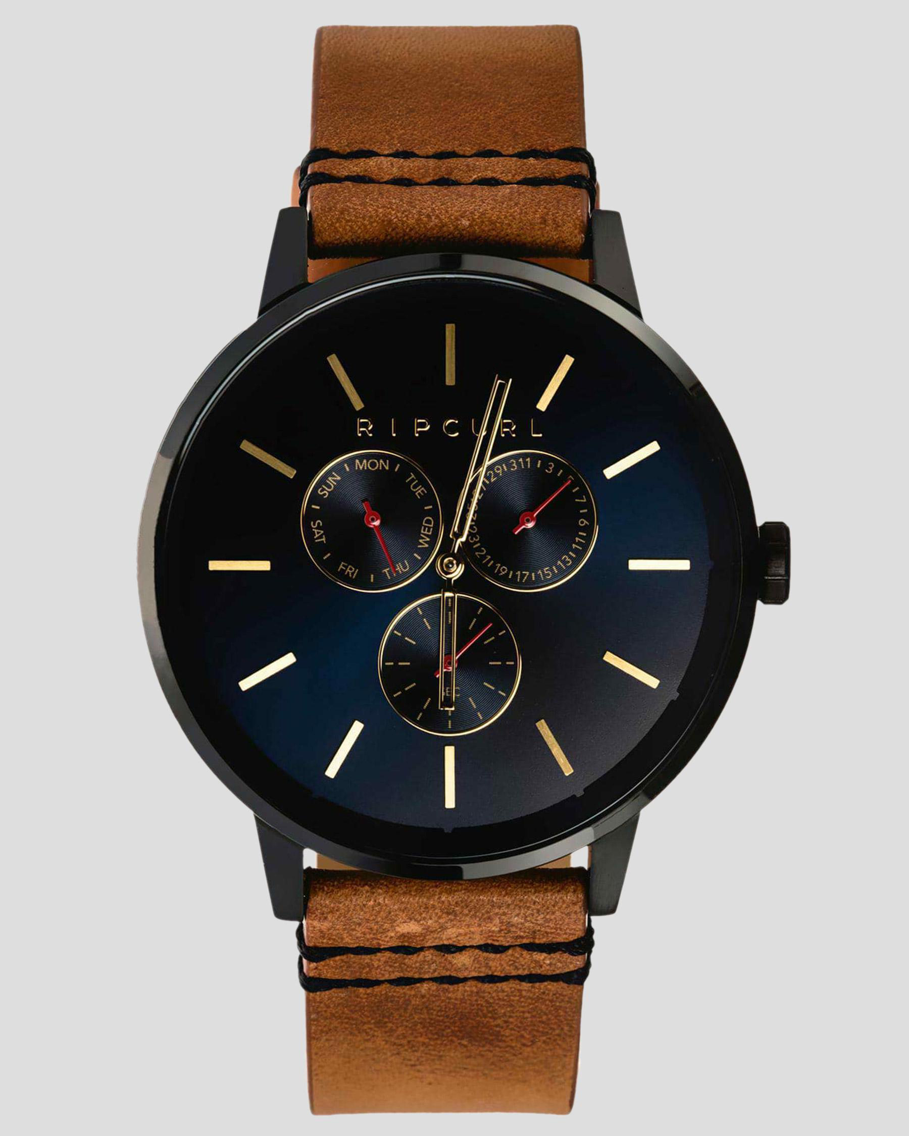 Shop Rip Curl Detroit Multi Eye Watch In Navy - Fast Shipping & Easy ...