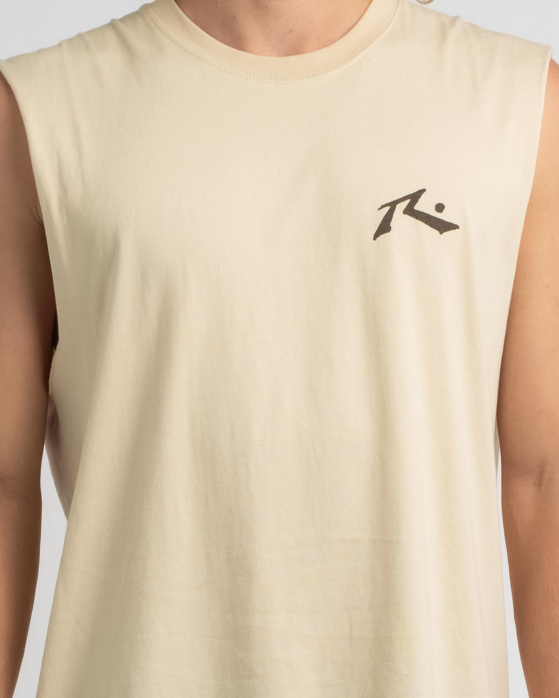 Shop Rusty Competition Muscle Tank In Oatmeal - Fast Shipping & Easy ...
