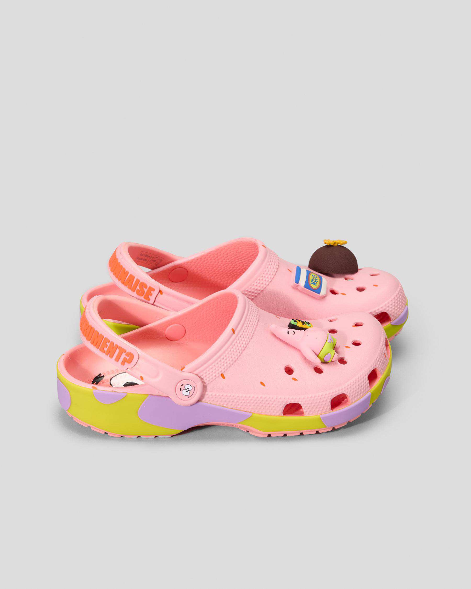 Shop Crocs Spongebob (Patrick) Classic Clogs In Melon - Fast Shipping ...
