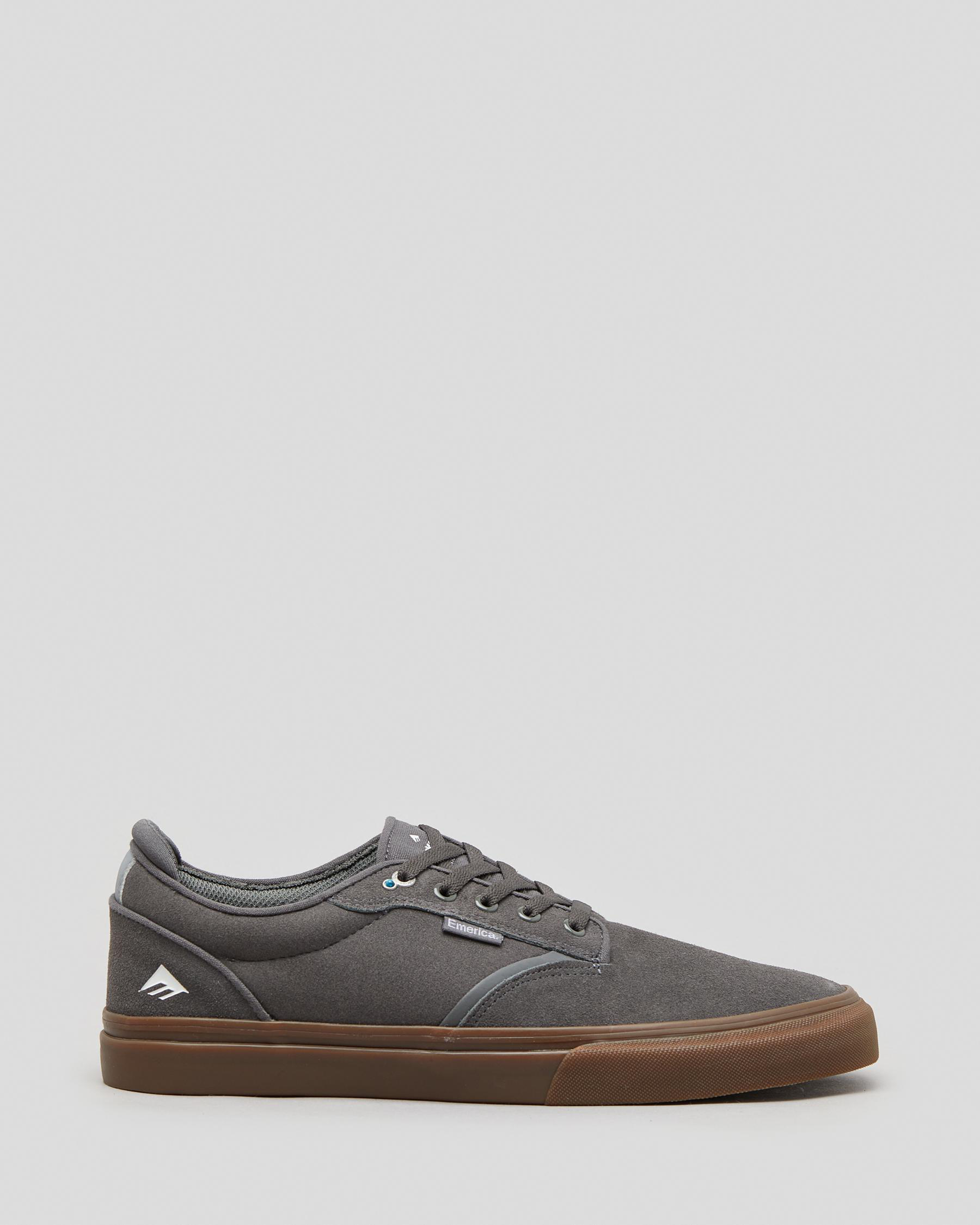 Shop Emerica Dickson Shoes In Grey/gum - Fast Shipping & Easy Returns ...