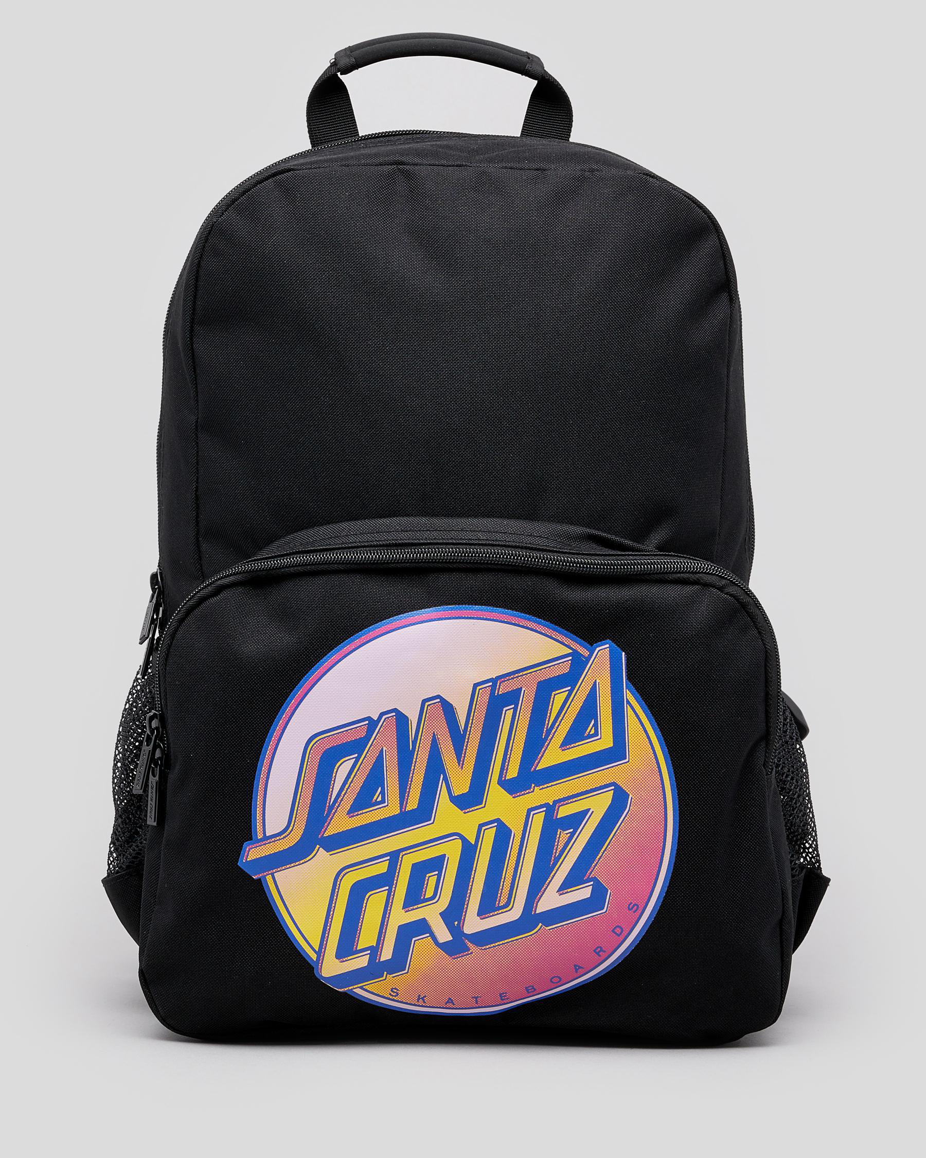 Santa Cruz Contra Dot Backpack In Black - FREE* Shipping & Easy Returns ...