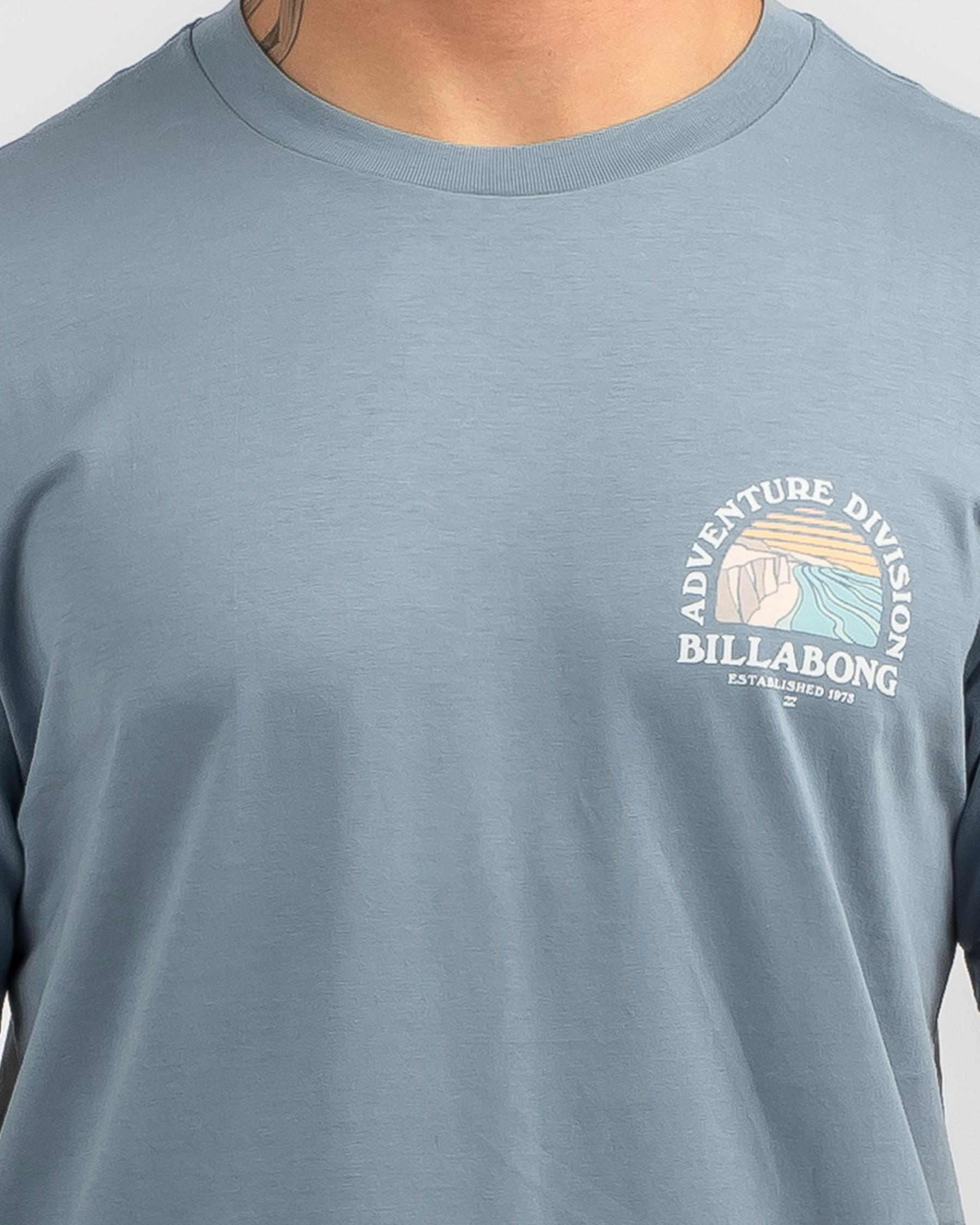 Shop Billabong Sun Up T-Shirt In Washed Blue - Fast Shipping & Easy ...