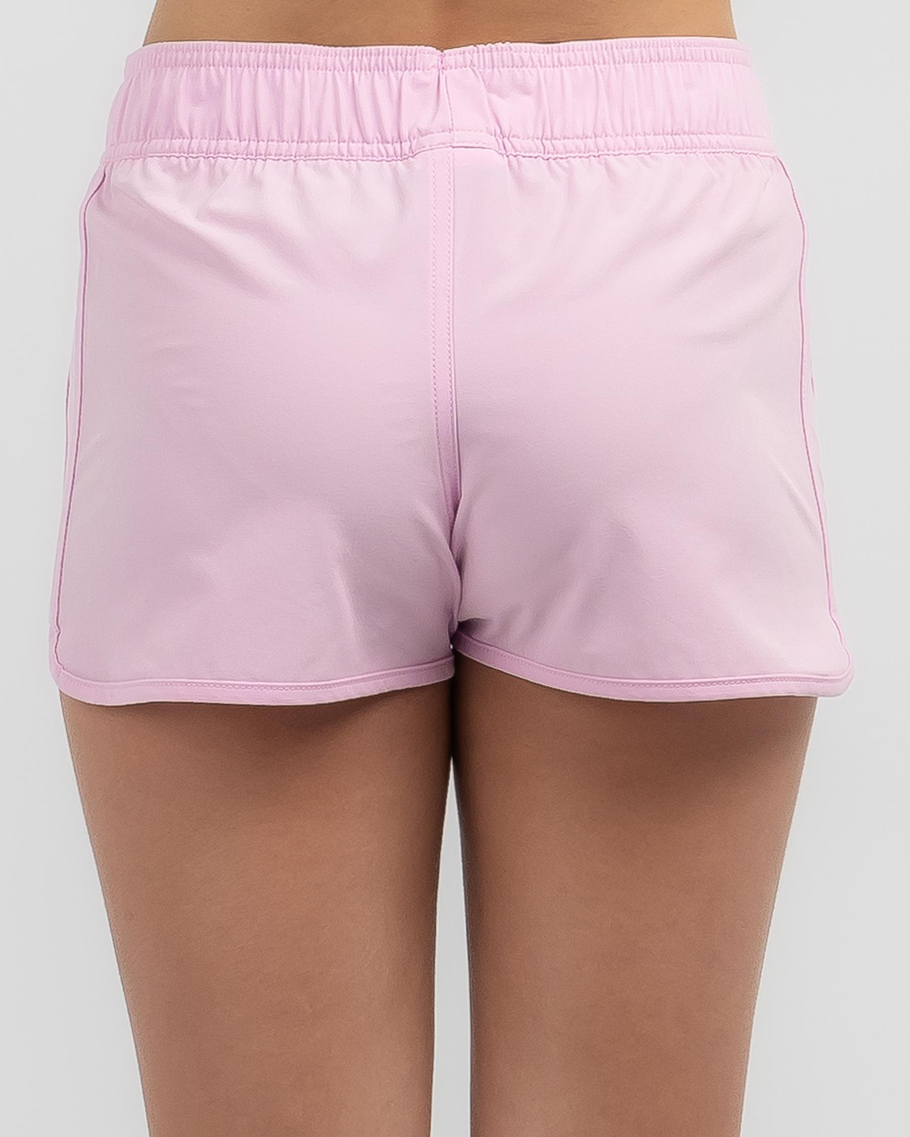 roxy shorts pink
