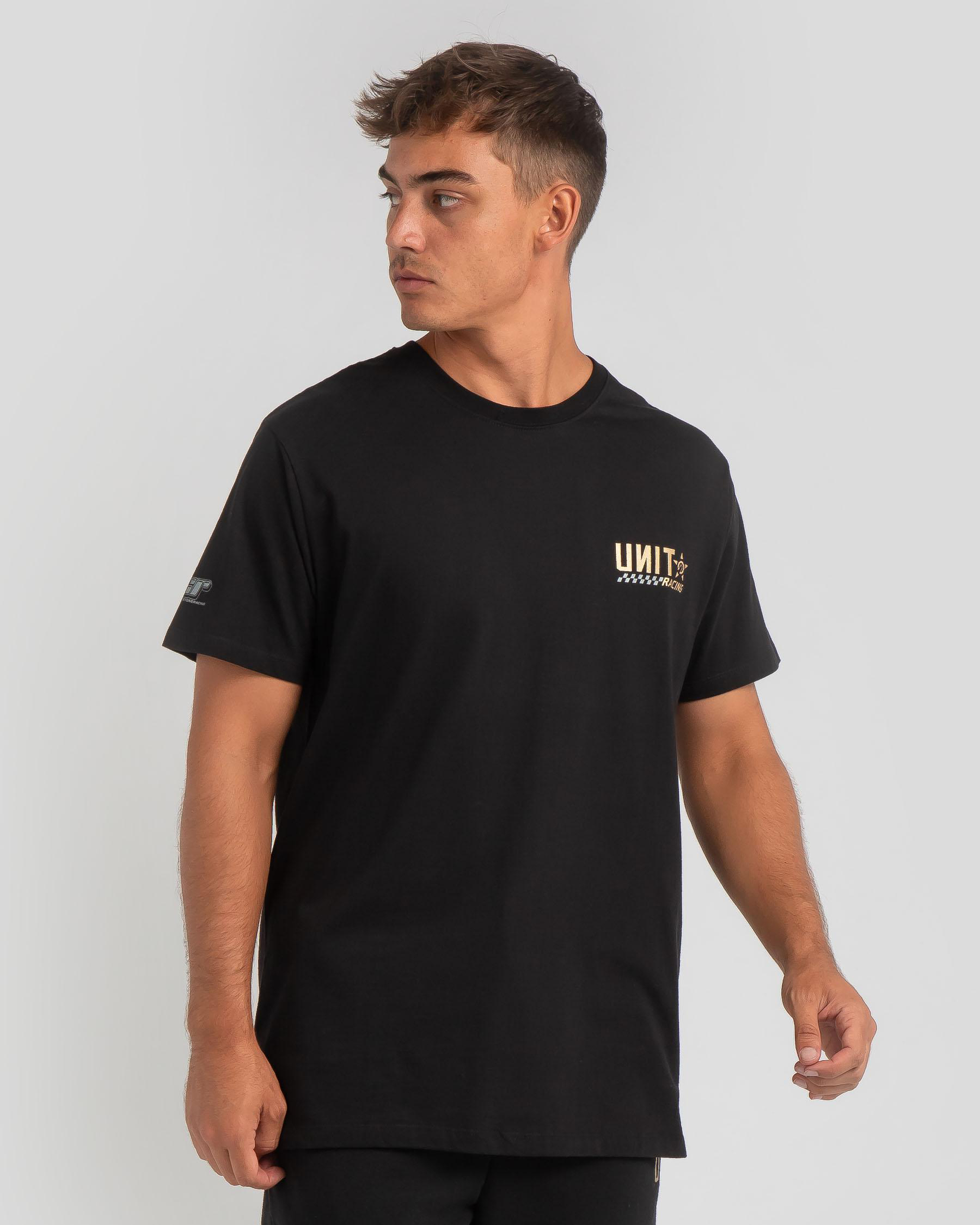 Shop Unit Racing T-Shirt In Black - Fast Shipping & Easy Returns - City ...