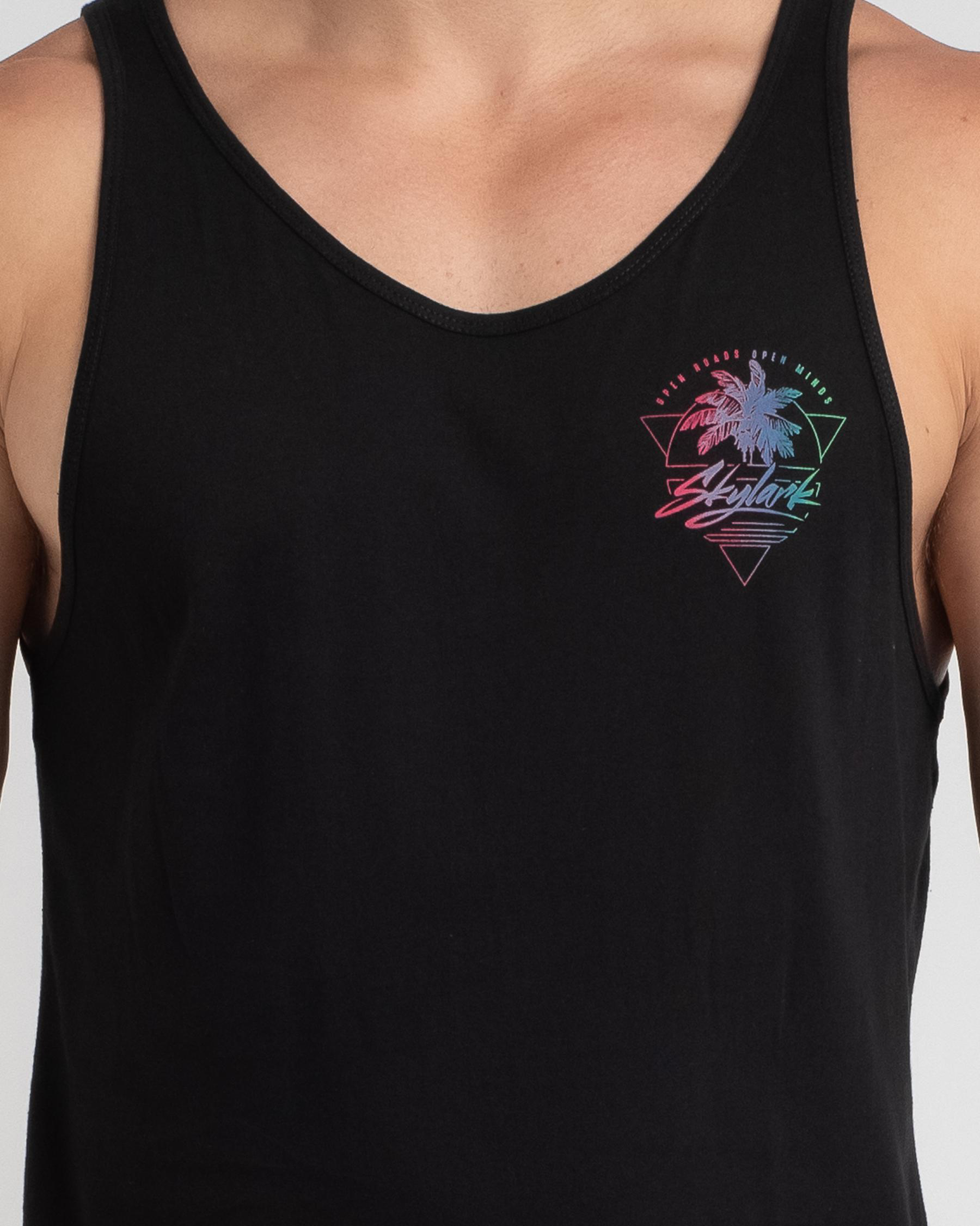 Shop Skylark Sub Tropic Singlet In Black - Fast Shipping & Easy Returns ...