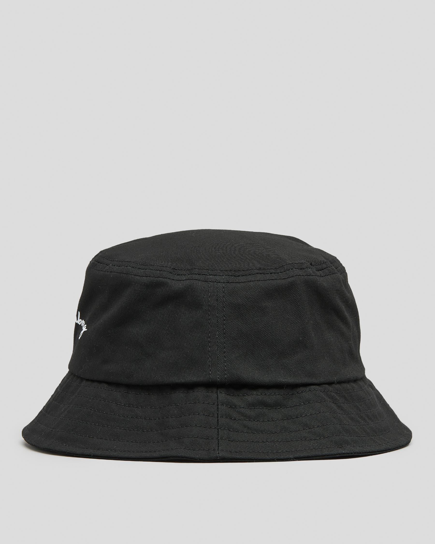 Shop Billabong CB Amity Bucket Hat In Black - Fast Shipping & Easy ...