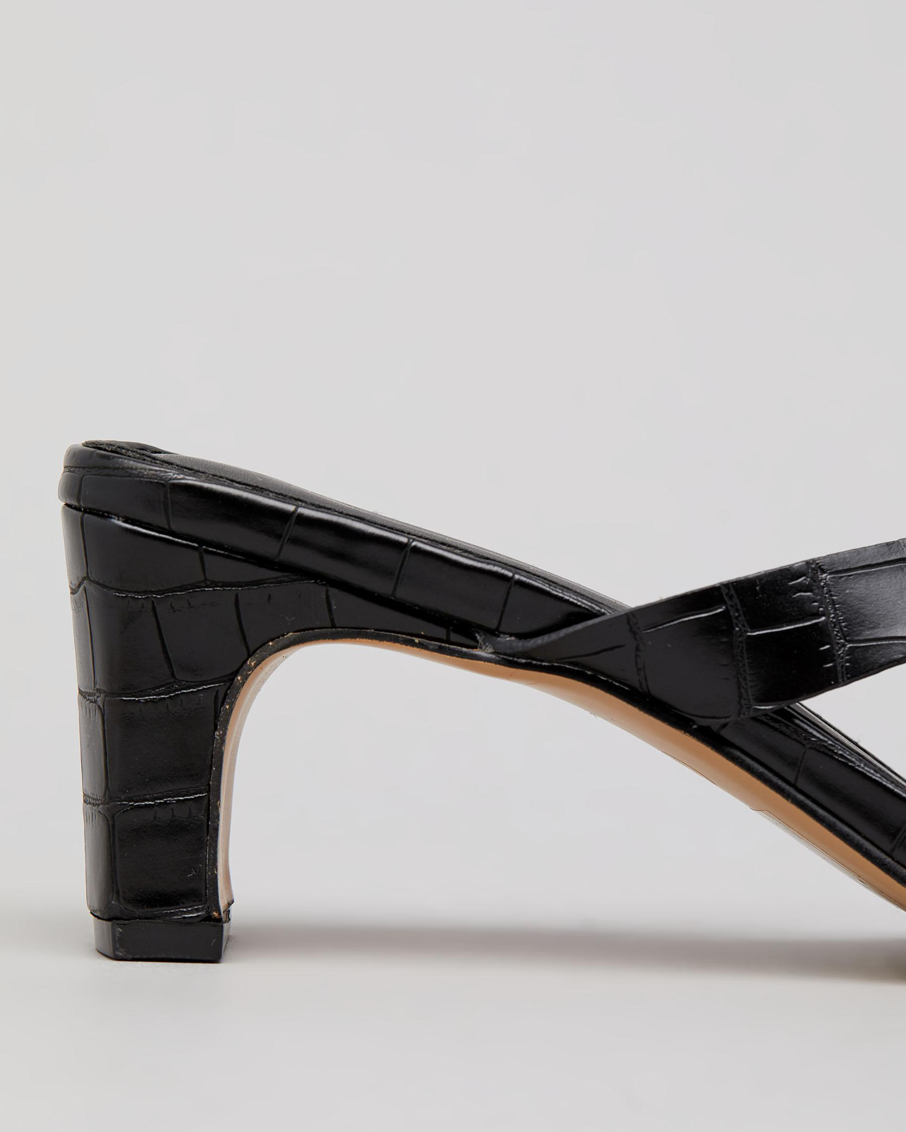 Shop Ava And Ever Verve Heels In Black - Fast Shipping & Easy Returns ...