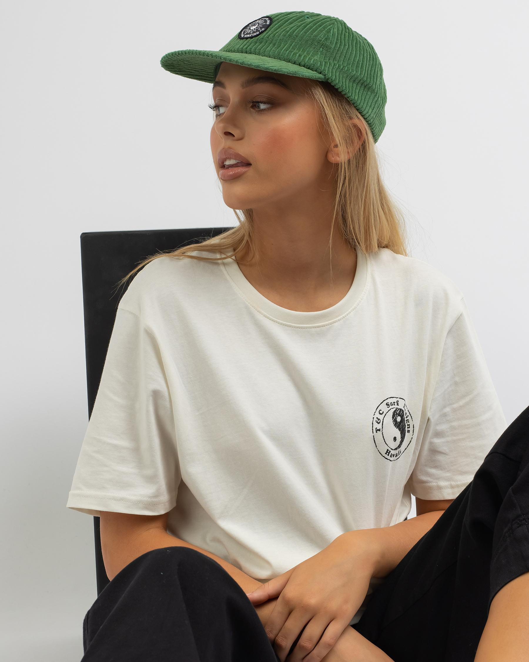 Shop Rip Curl Inner Bliss Cap In Dark Green - Fast Shipping & Easy ...