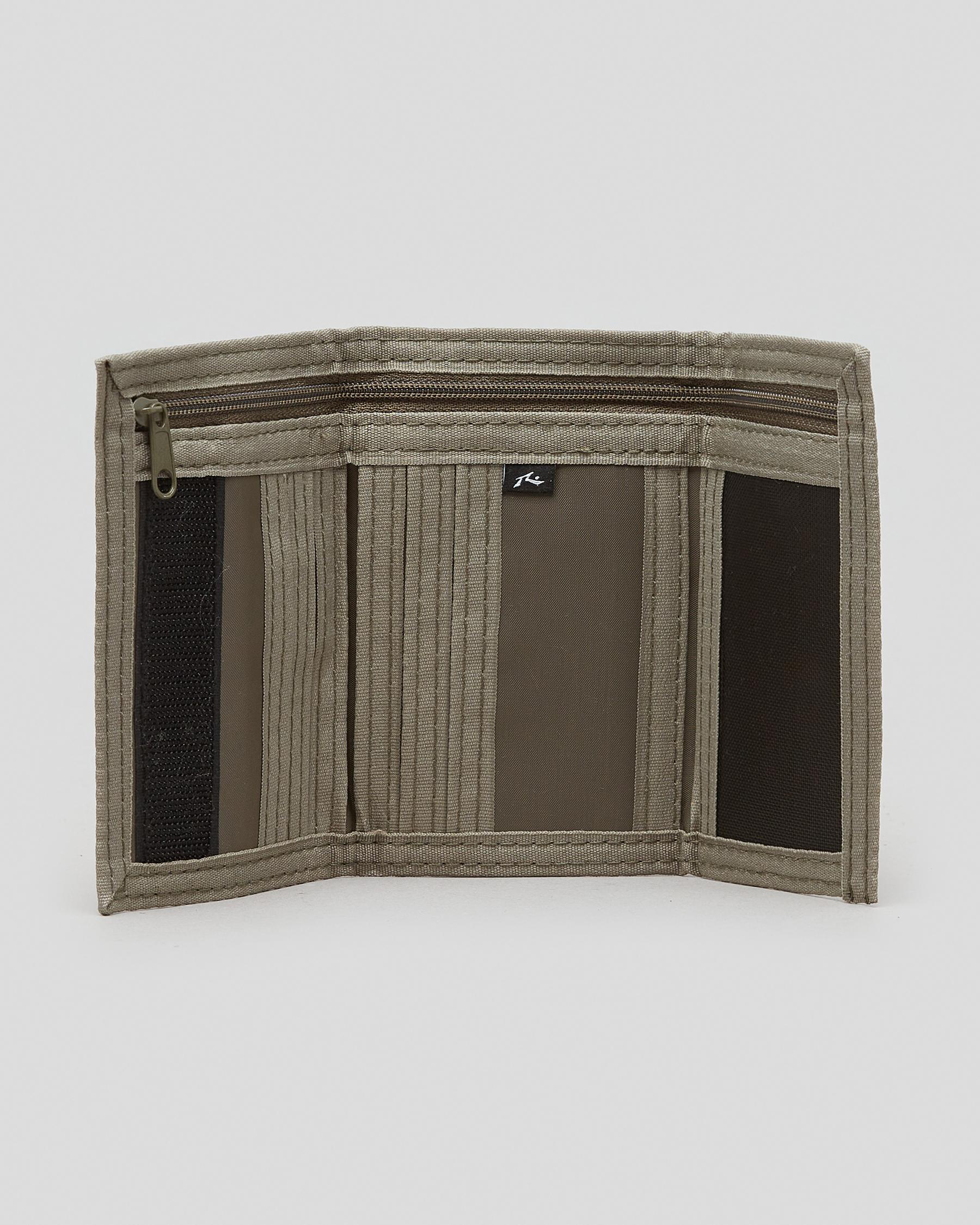 Shop Rusty Vertigo Tri-Fold Wallet In Vintage Khaki - Fast Shipping ...