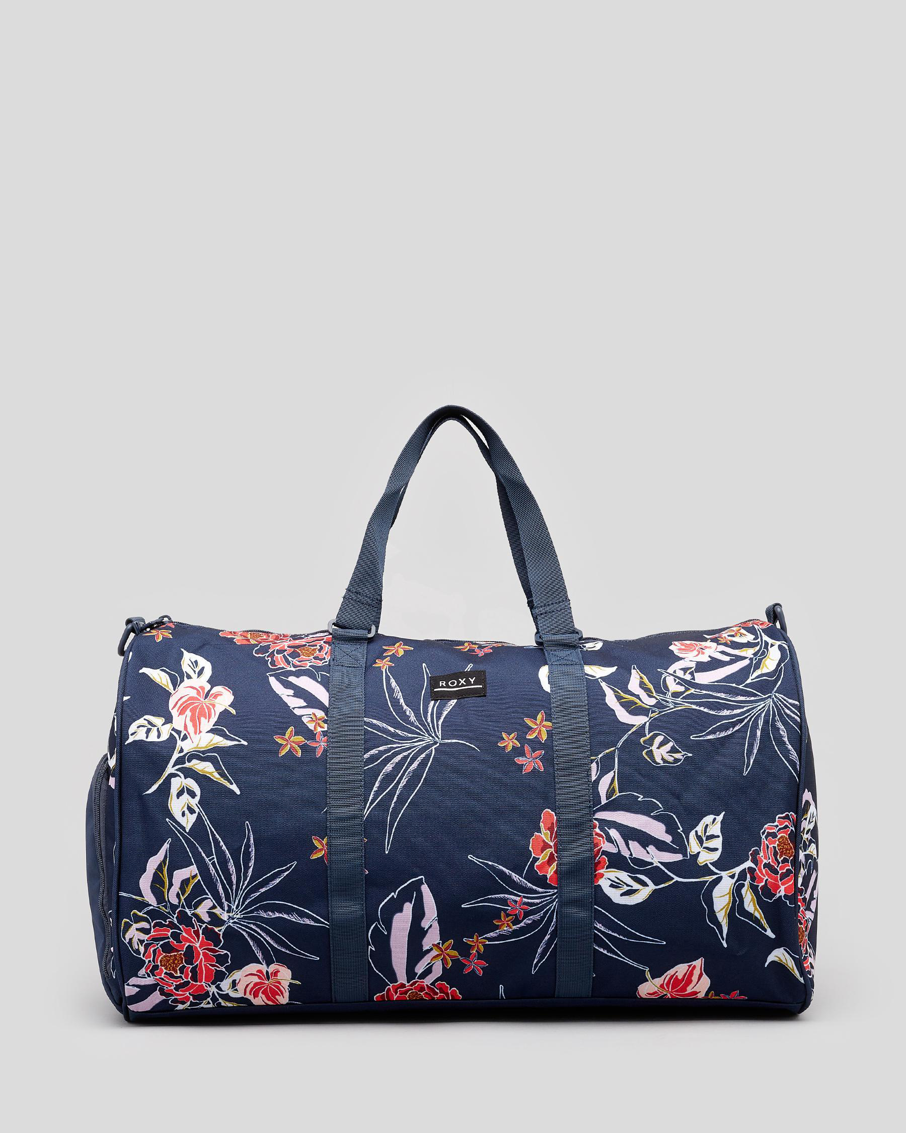 Shop Roxy Pumpkin Spice Travel Bag In Mood Indigo Sunset Boogie - Fast ...