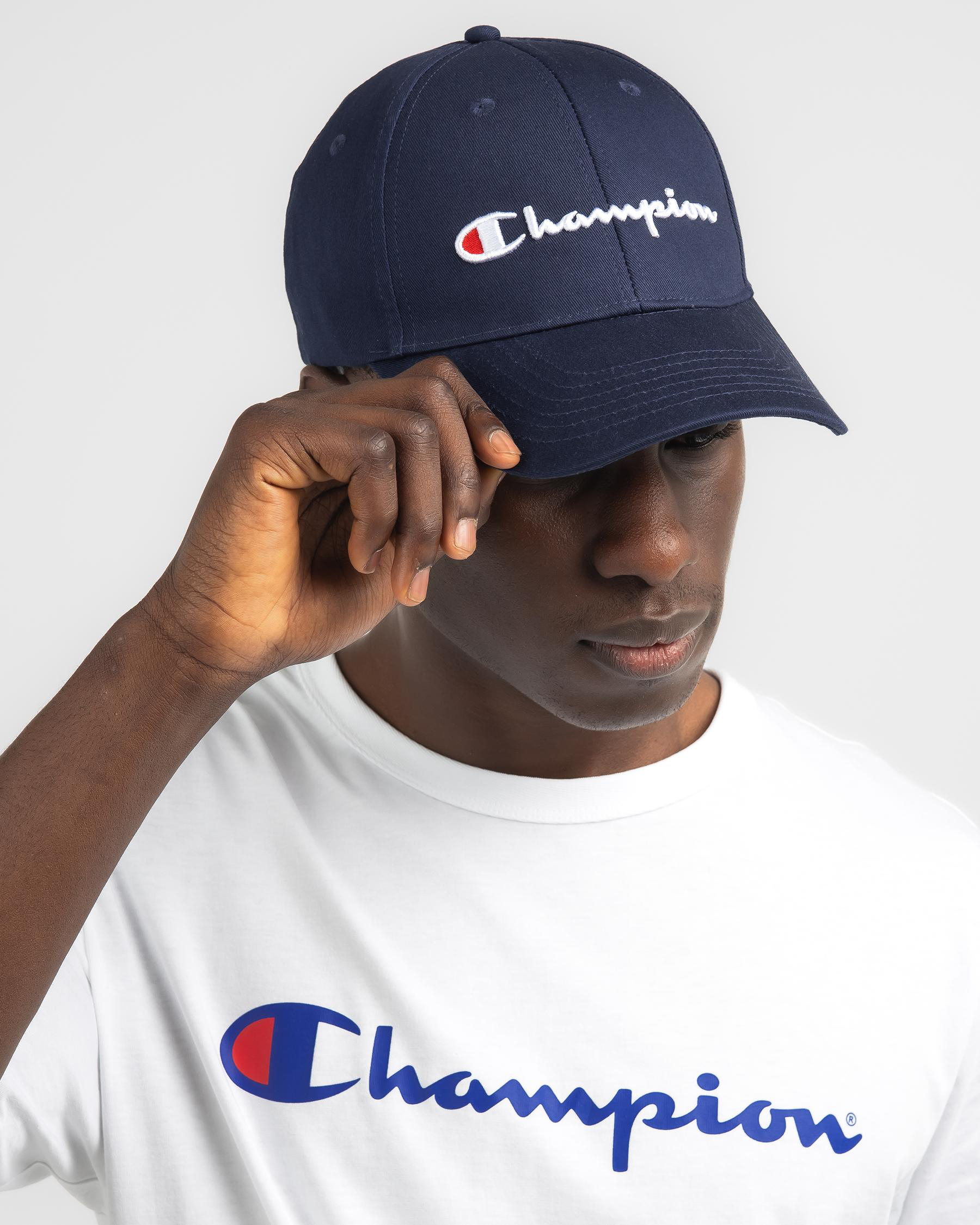 Champion Logo Cap In Navy - Fast Shipping & Easy Returns - City Beach ...