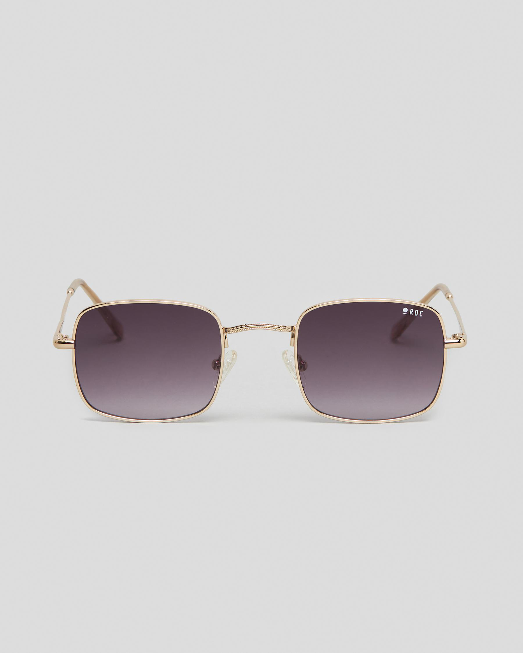 Shop ROC Eyewear Pulsar Sunglasses In Gold/grad Smoke - Fast Shipping ...