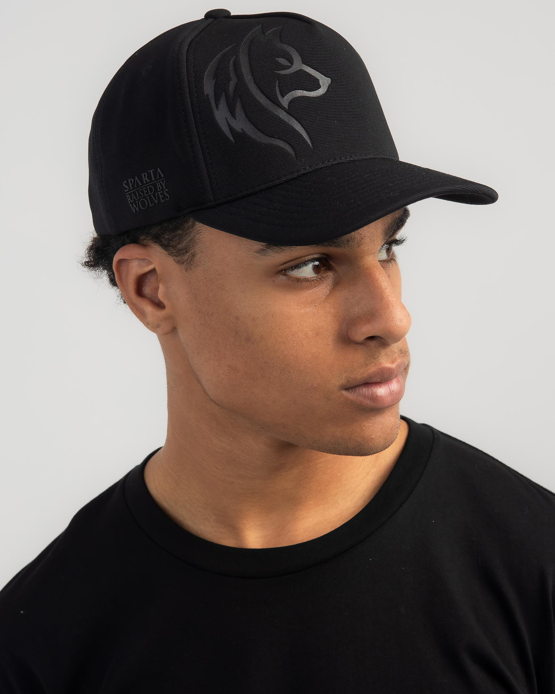 Shop Sparta Hound Snapback Cap In Black - Fast Shipping & Easy Returns ...
