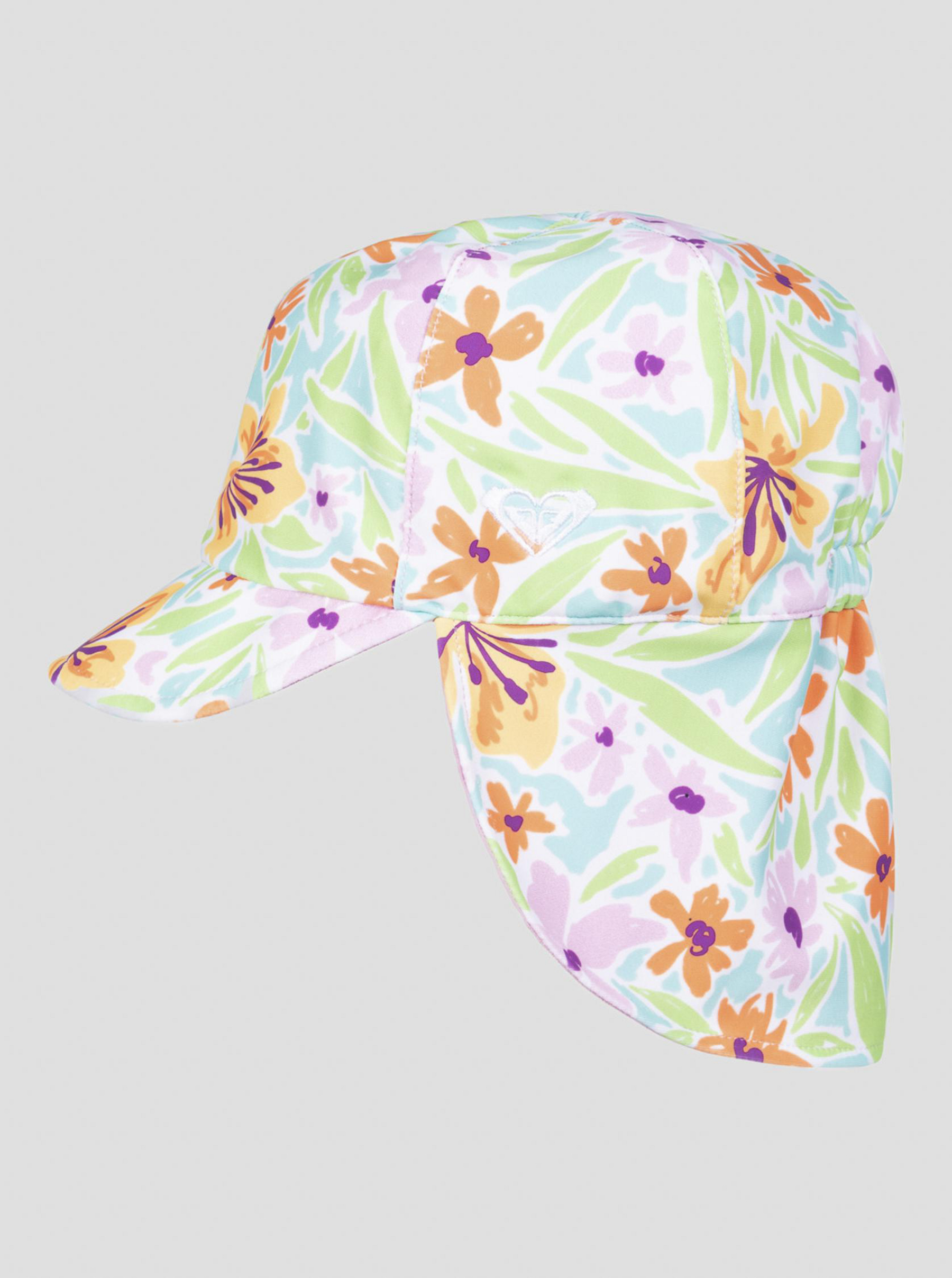 Shop Roxy Toddlers' Come and Go Swim Cap In Aruba Blue Hawaiian Spirit ...