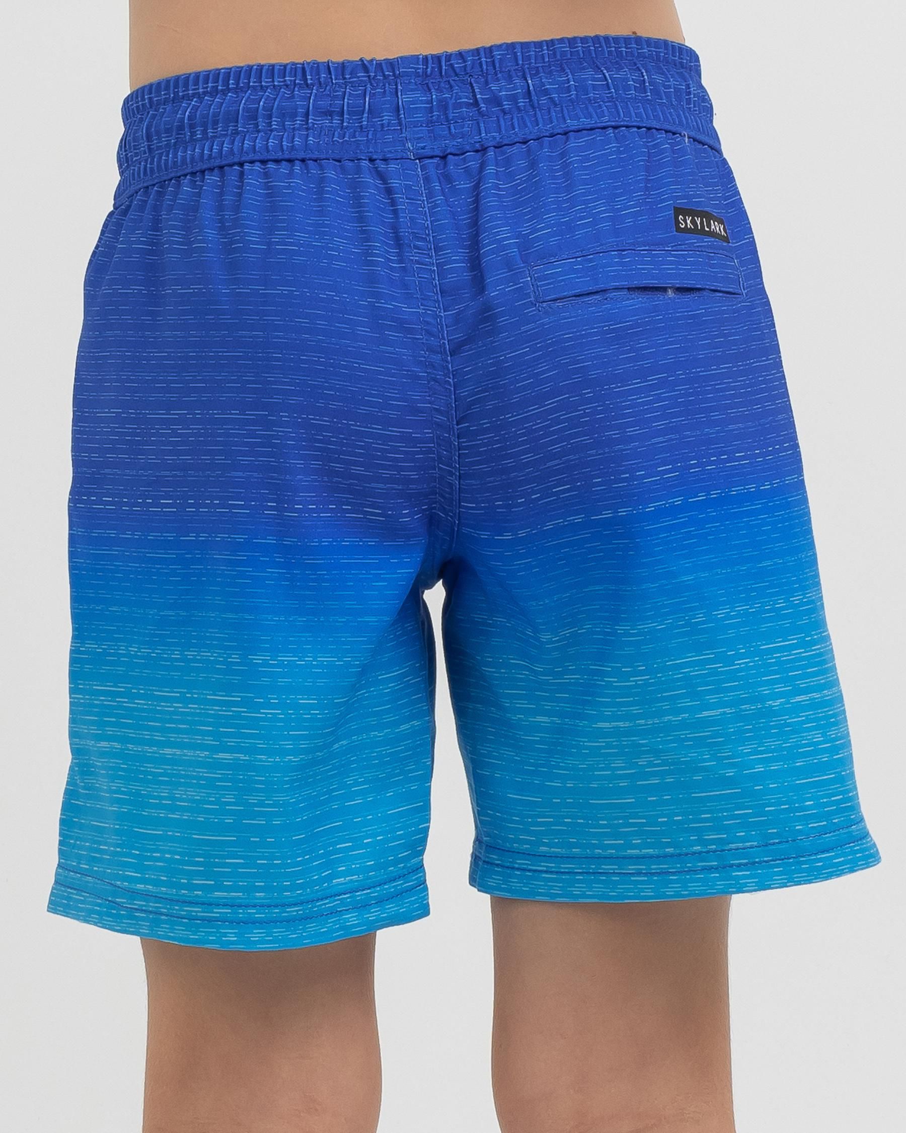 Shop Skylark Toddlers' Breezy Beach Shorts In Royal/cyan - Fast ...