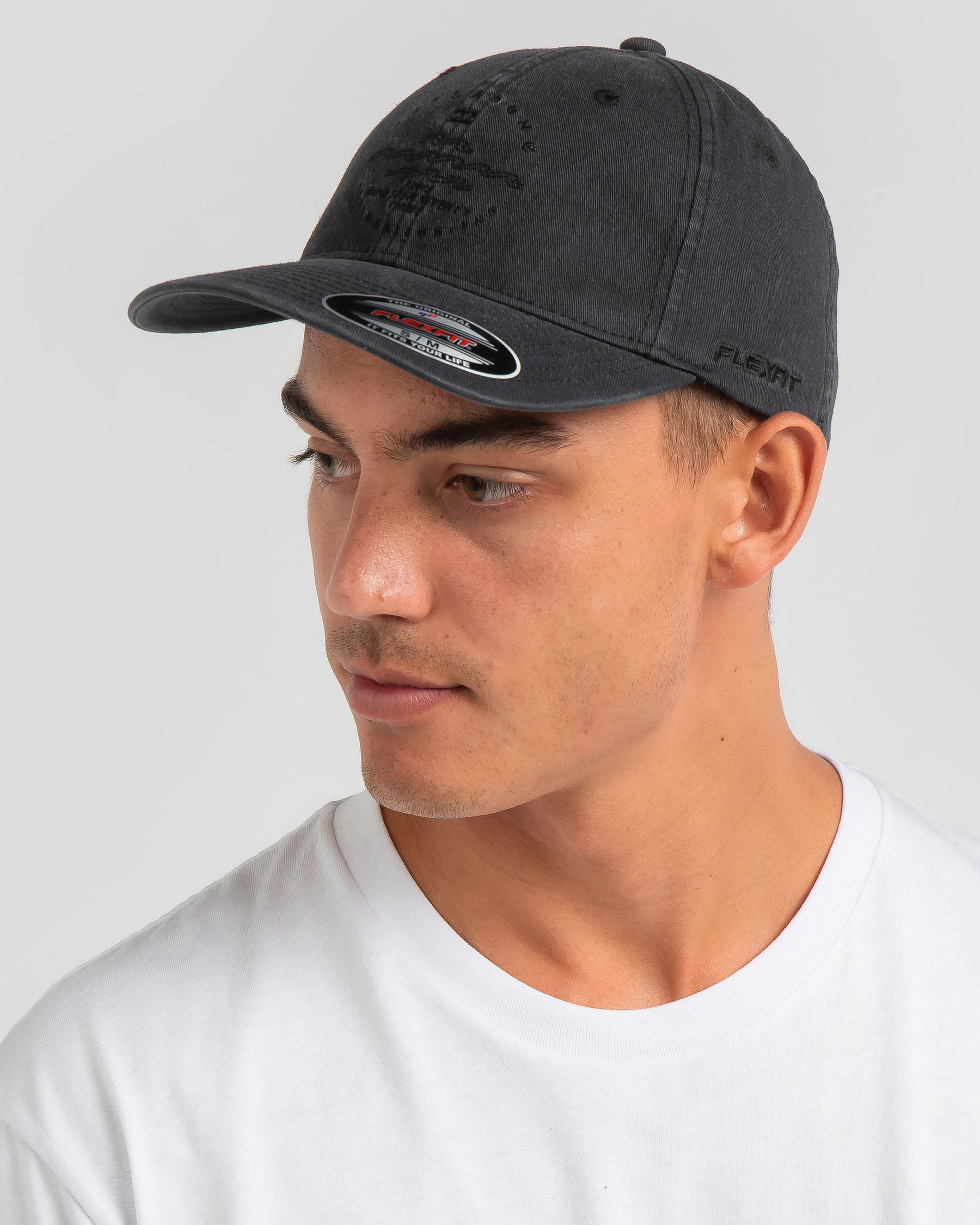 Shop Billabong Wavy Davy Washed Flexfit Cap In Black - Fast Shipping & Easy Returns - City Beach ...