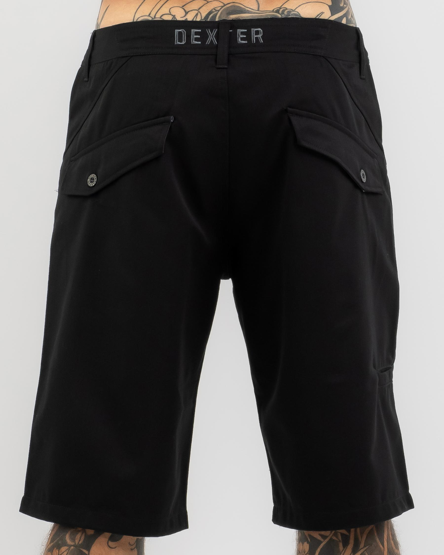 Shop Dexter Fast Lane Walk Shorts In Black - Fast Shipping & Easy ...