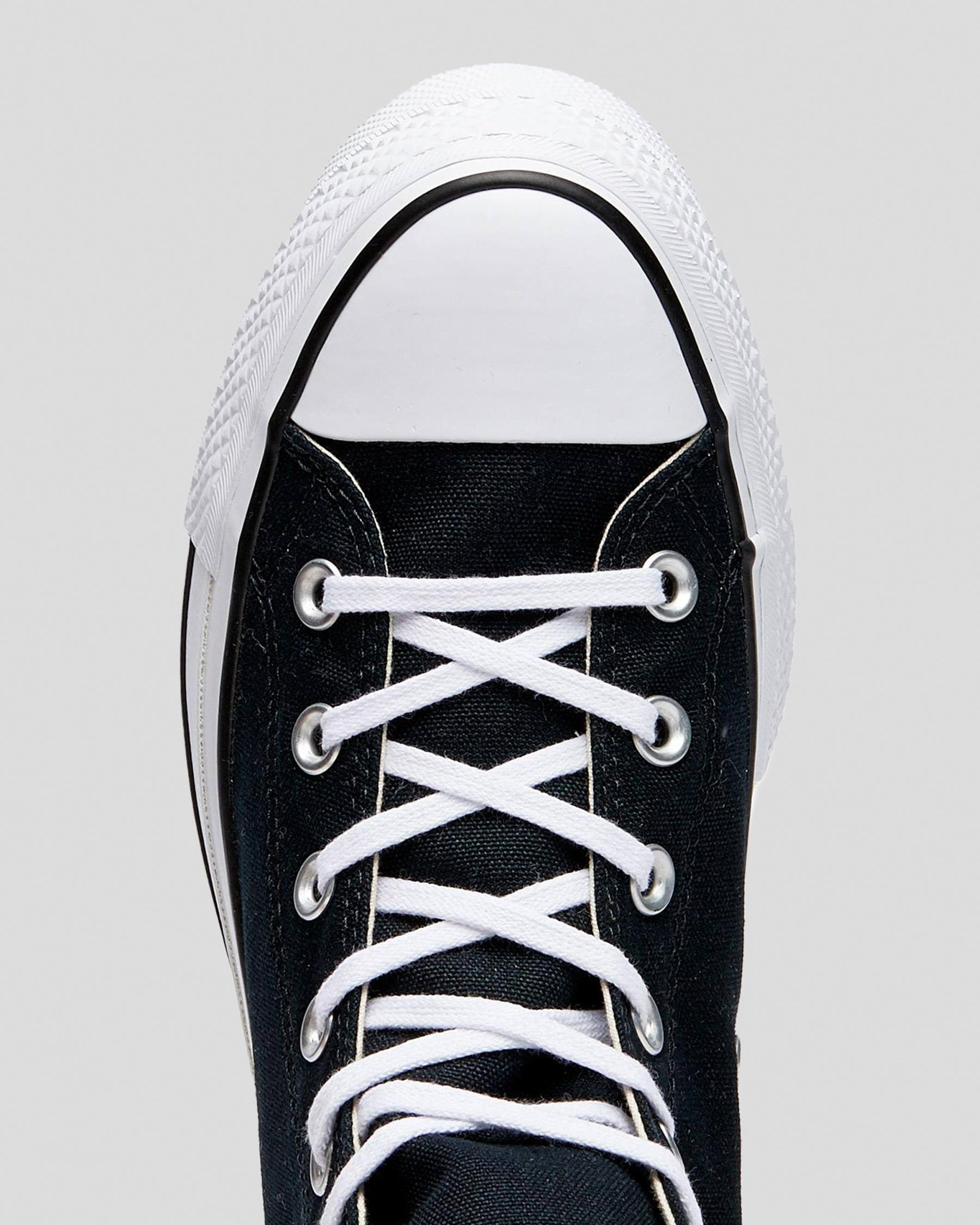 Converse Womens Chuck Taylor Hi-Top Platform Shoes In Black | City ...