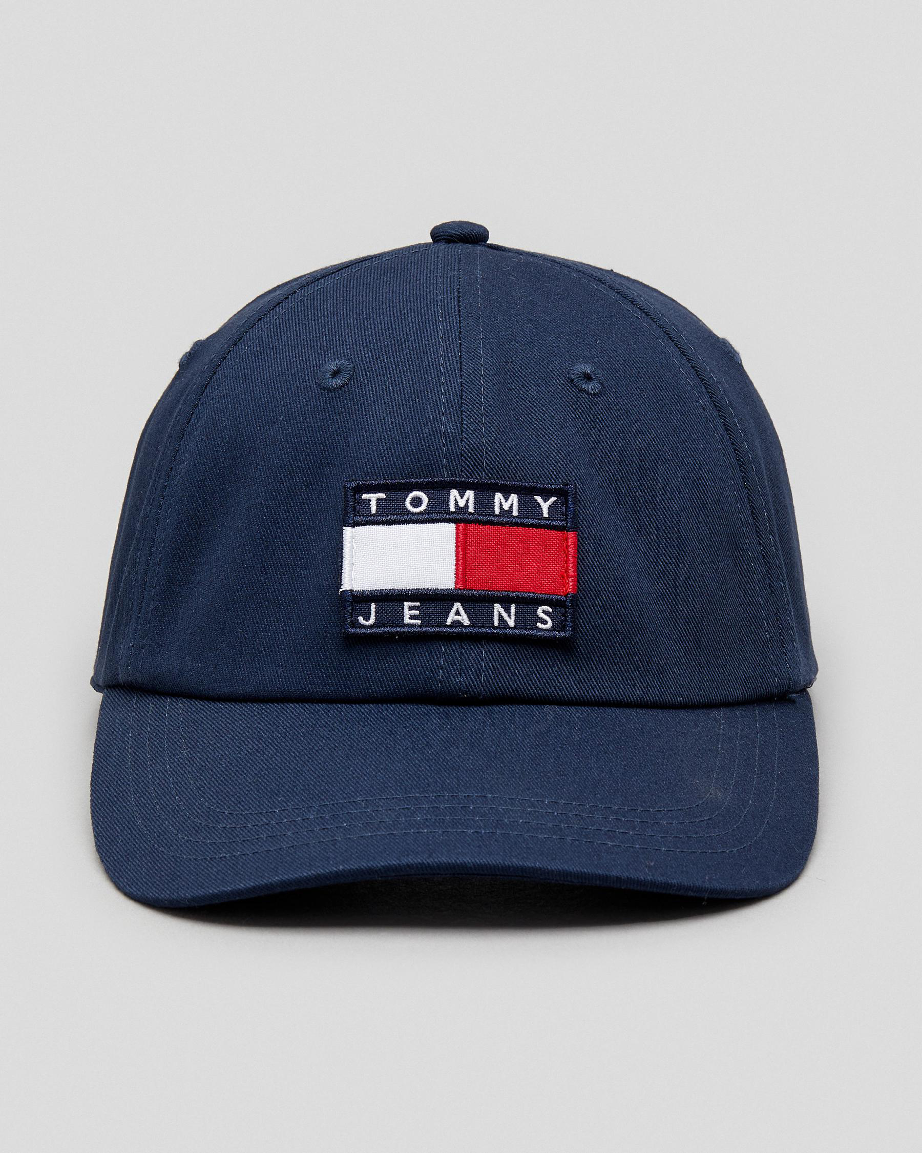 Shop Tommy Hilfiger TJM Heritage Cap In Twilight Navy - Fast Shipping ...