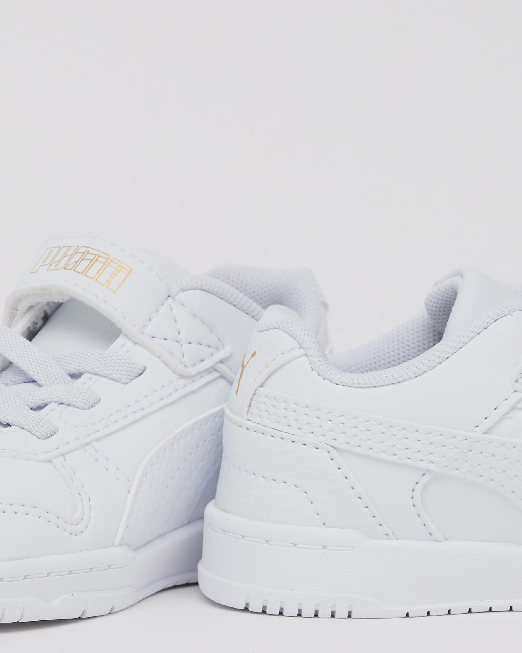 Shop Puma Toddlers' RBD Game Low Shoes In Puma White-puma White-puma ...