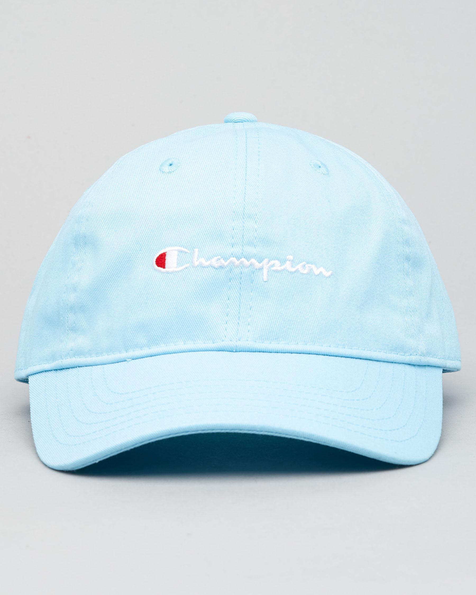 Shop Champion Juniors Script Cap In Blue Fin - Fast Shipping & Easy ...