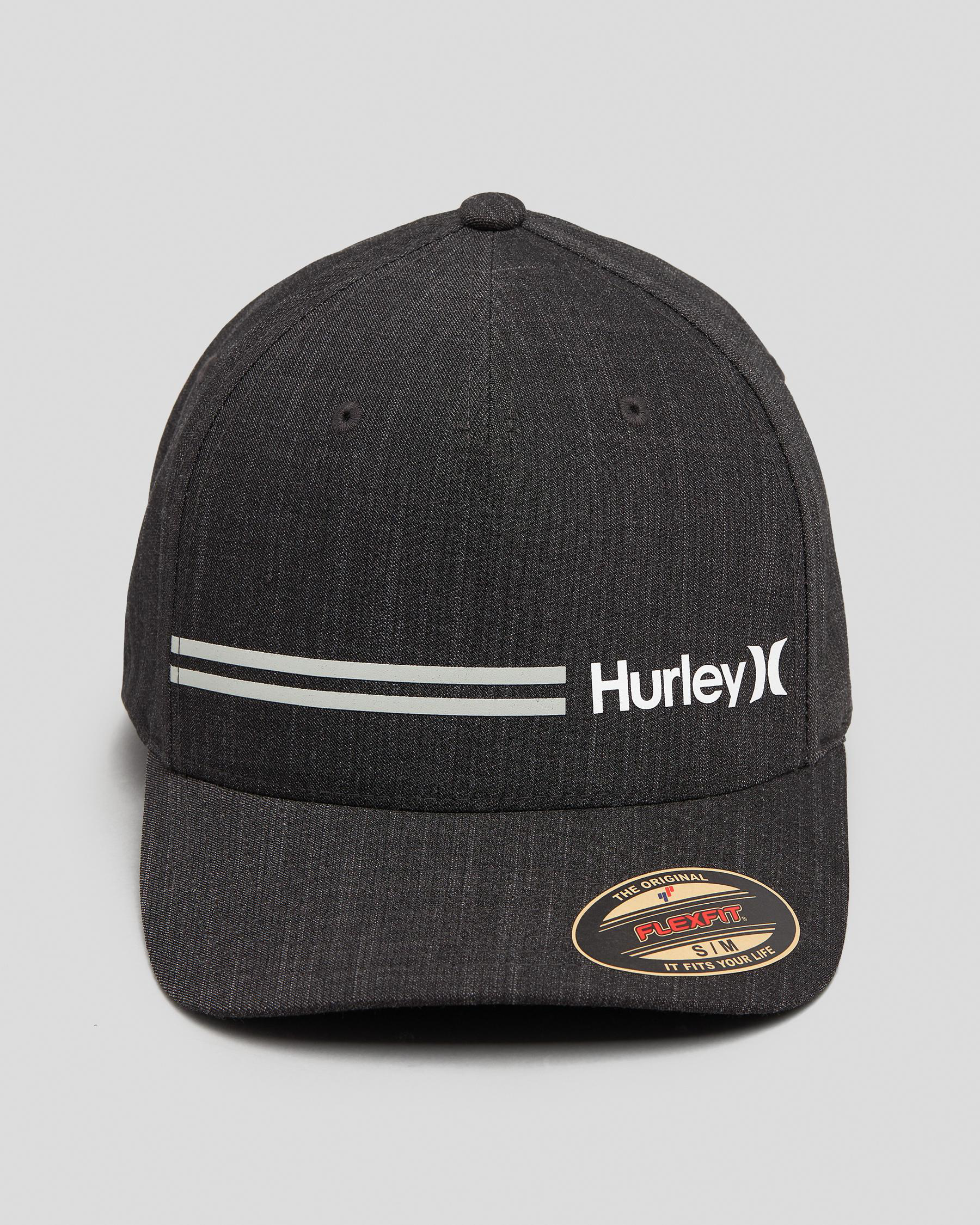 Shop Hurley H20 DRI Line Up Cap In Black - Fast Shipping & Easy Returns ...