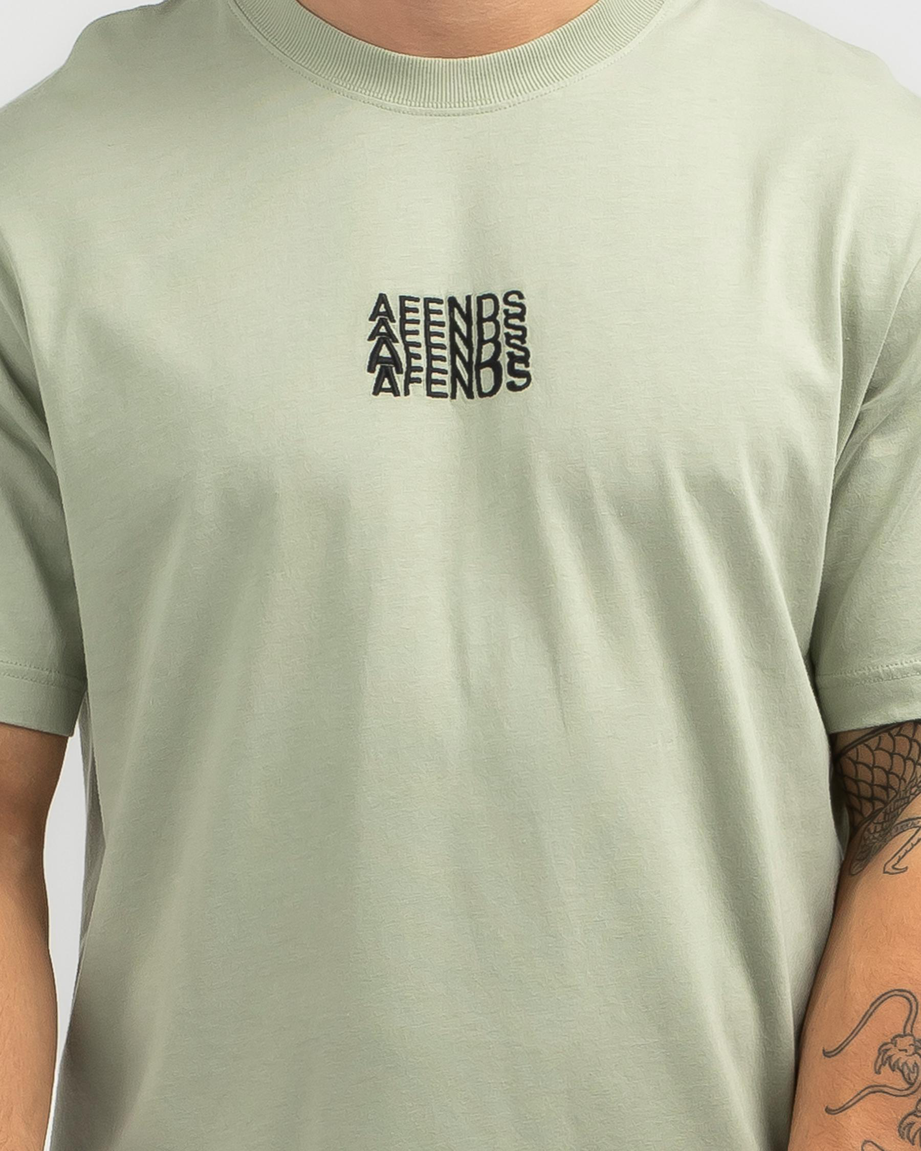 Shop Afends Limits T-Shirt In Eucalyptus - Fast Shipping & Easy Returns ...