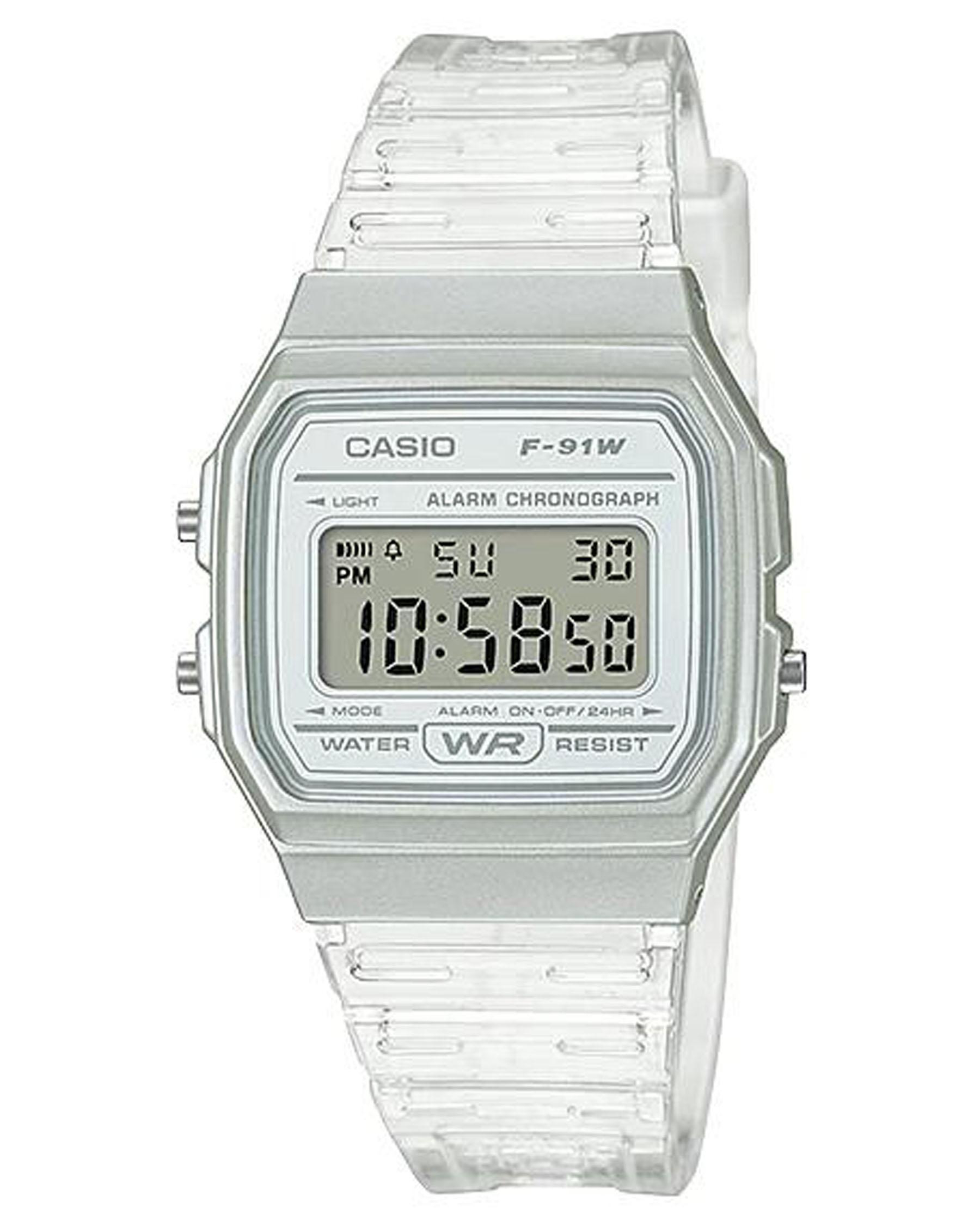 Shop Casio Standard Watch In Clear - Fast Shipping & Easy Returns ...
