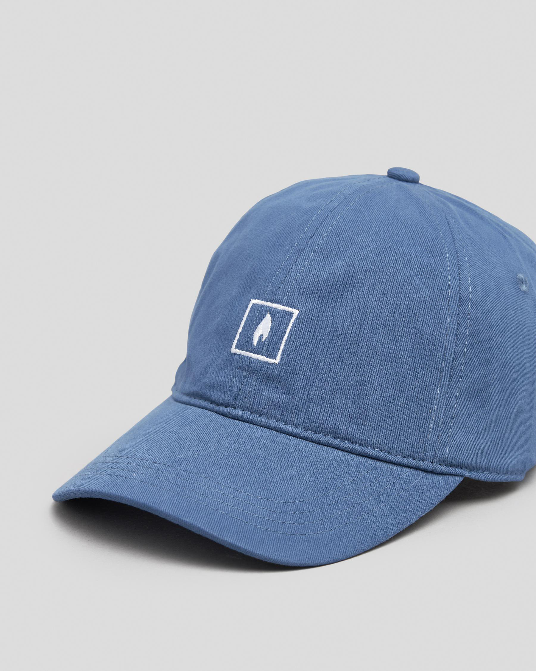 Shop Lucid Burning Dad Cap In Navy - Fast Shipping & Easy Returns ...