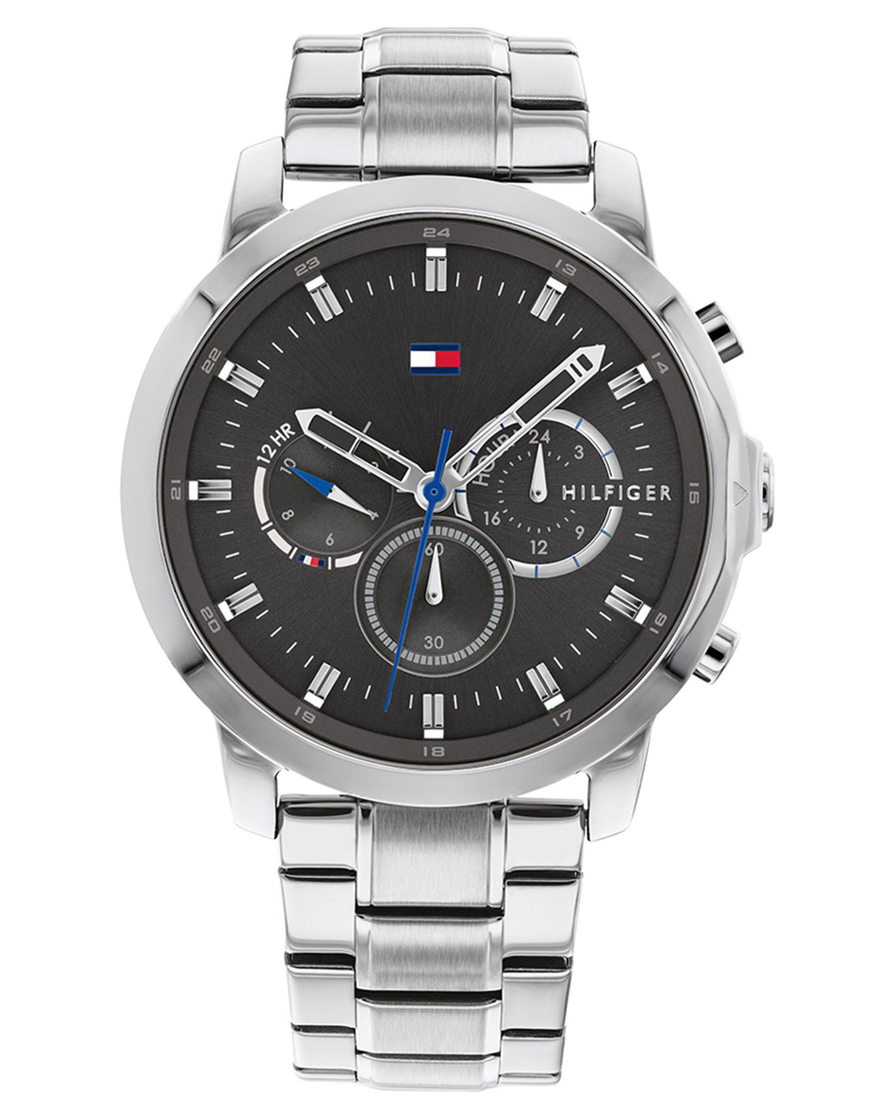 Tommy Hilfiger Jameson Watch In Silver/grey - Fast Shipping & Easy ...