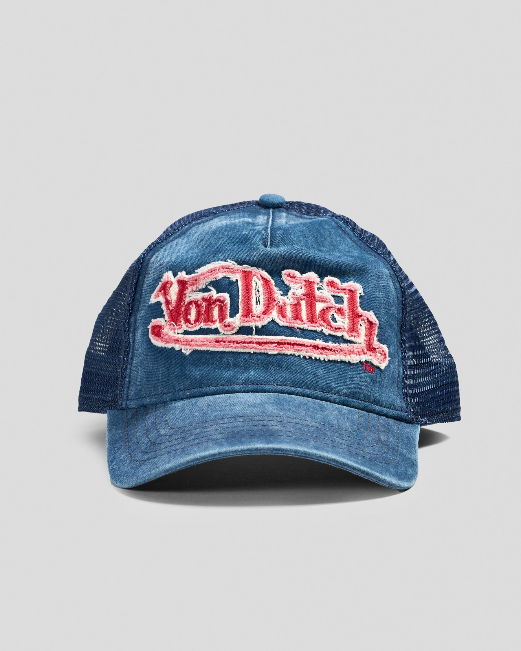 Shop Von Dutch Trucker Cap In Navy - Fast Shipping & Easy Returns ...