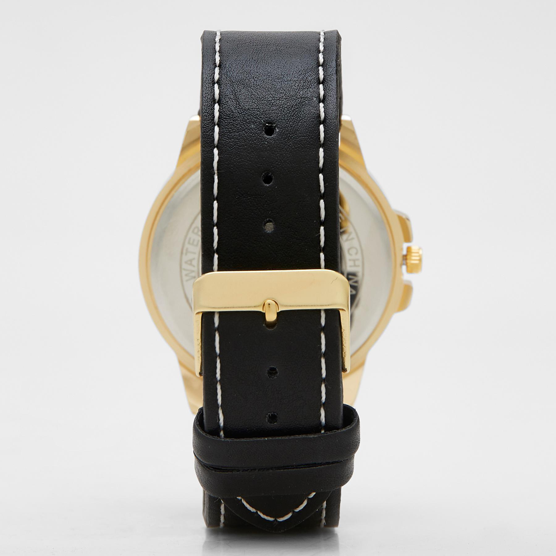 Shop Lucid Nocturne Watch In Black/gold/black - Fast Shipping & Easy ...