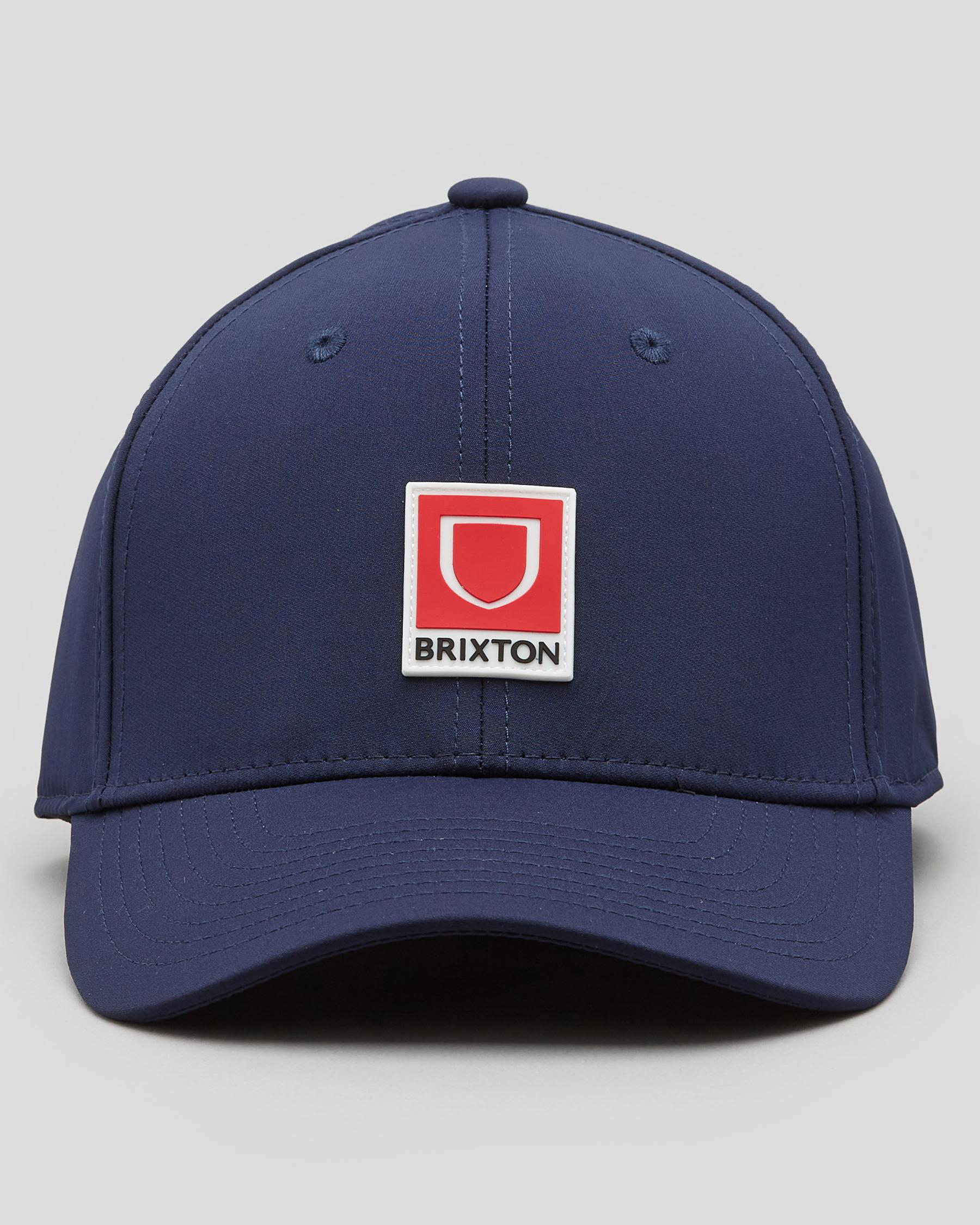 Shop Brixton Beta X Stretch Fit Cap In Navy - Fast Shipping & Easy ...