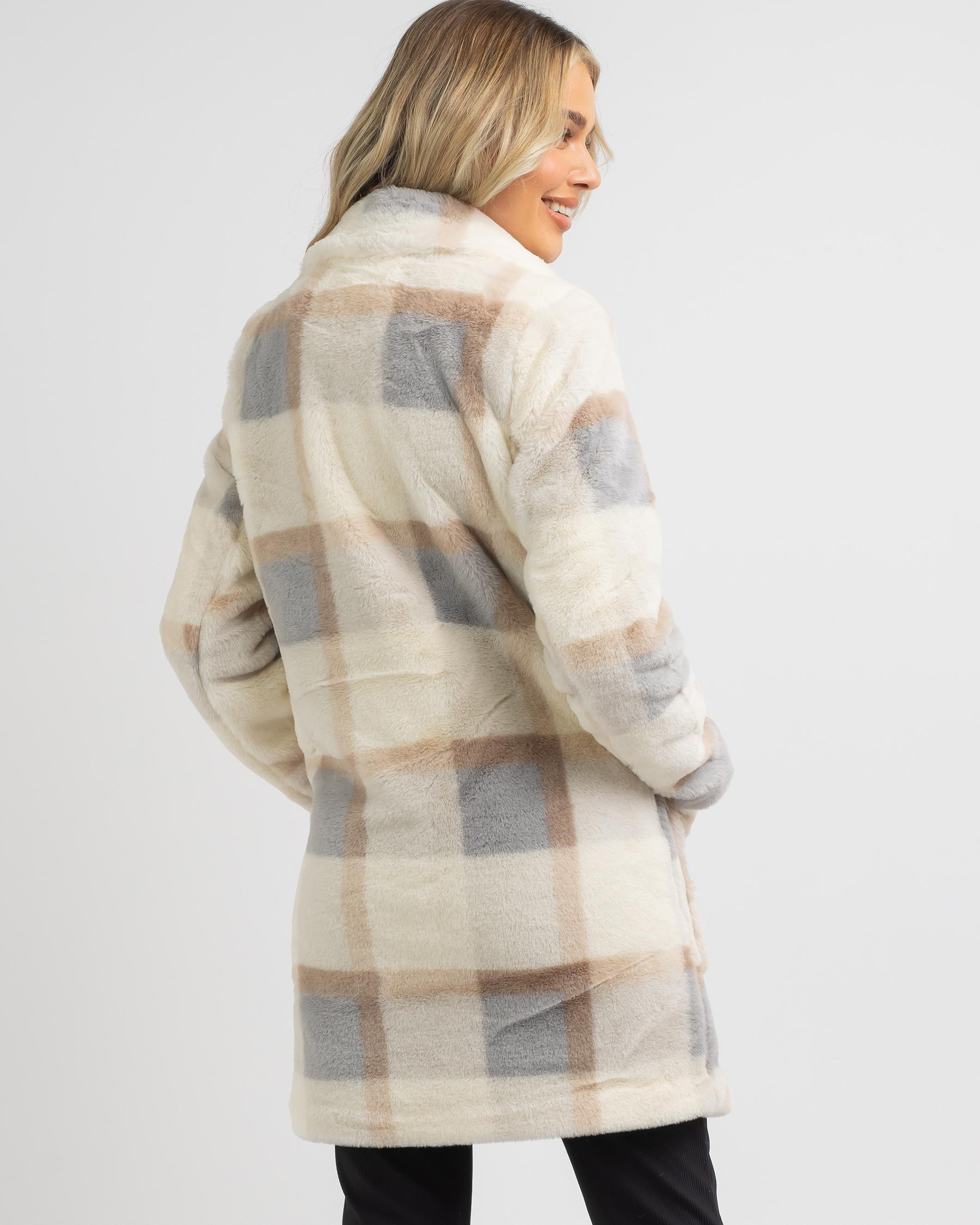 Shop Mooloola Bodie Jacket In Blue - Fast Shipping & Easy Returns ...